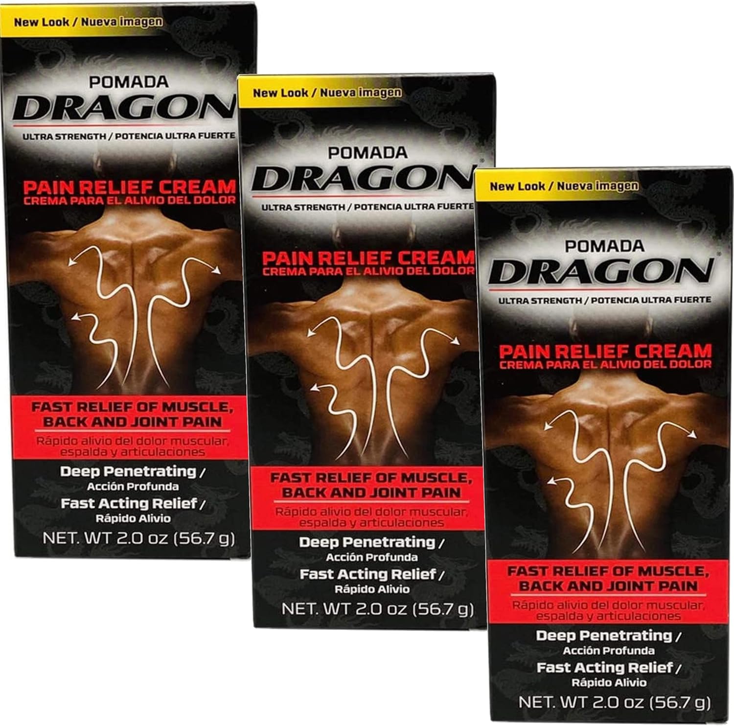 Pomada Dragon Max Strength, Penetrating, Fast Acting, Muscle Aches ...