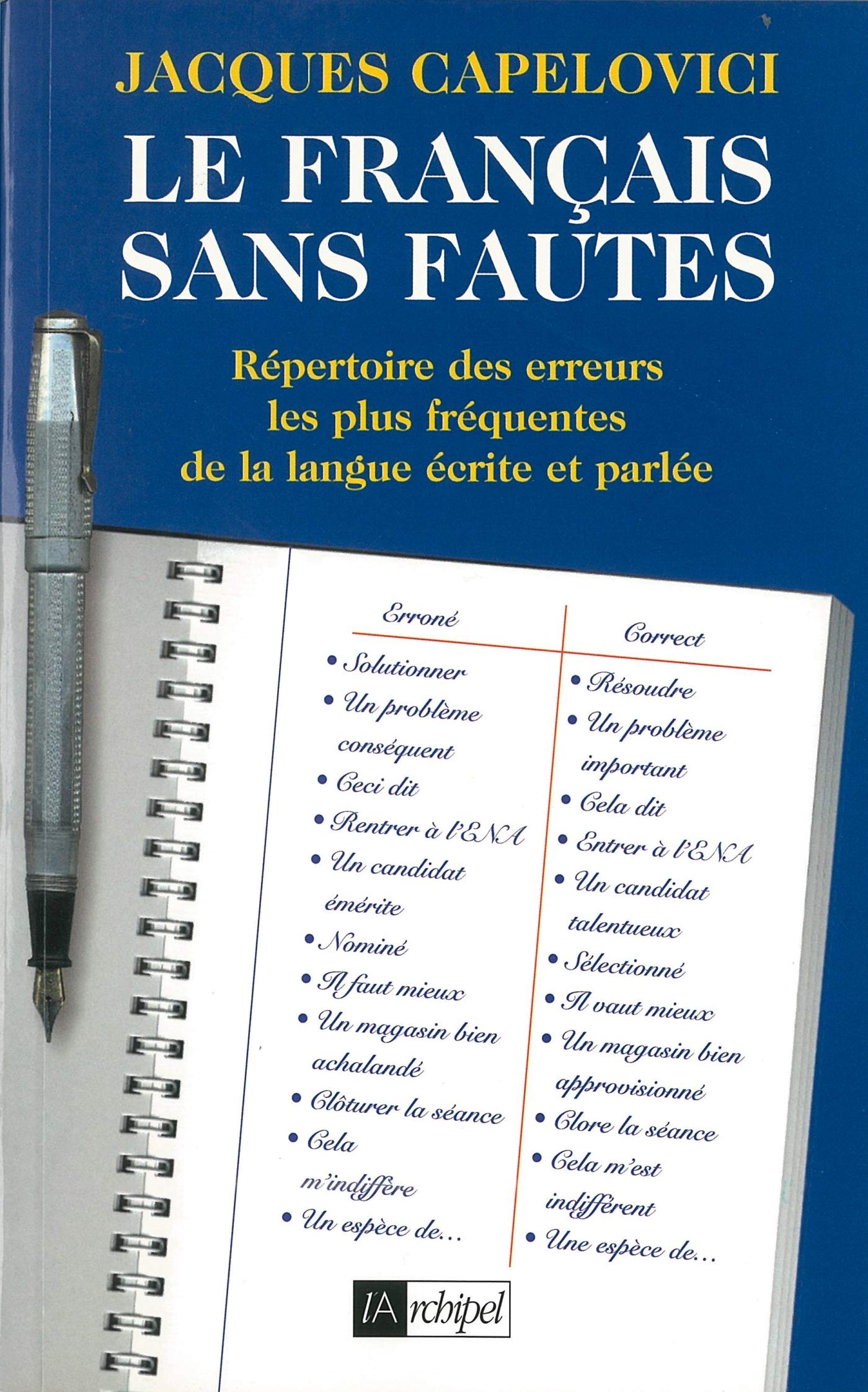 Le français sans fautes" de Jacques Capelovici en format PDF - ModernPPT