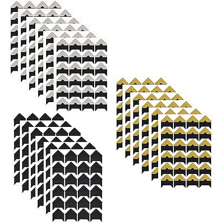 432 Pieces Photo Corners Stickers Self Adhesive Photo Mounting ...