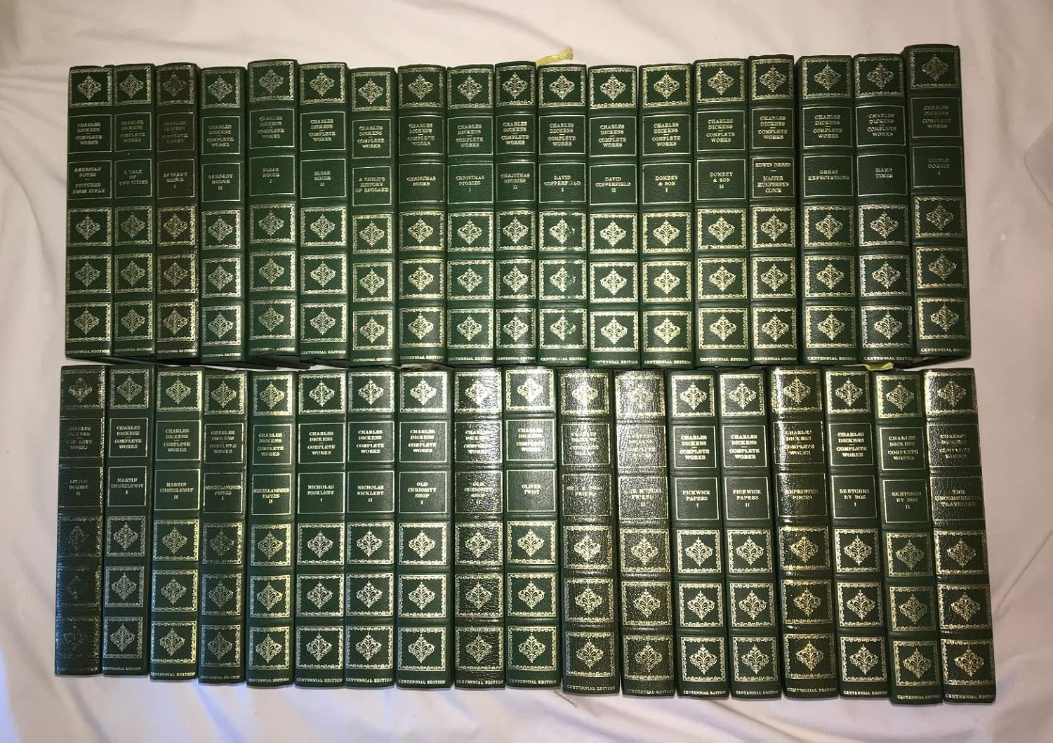 The Works of Charles Dickens - Heron Centennial Edition. Complete 36 ...
