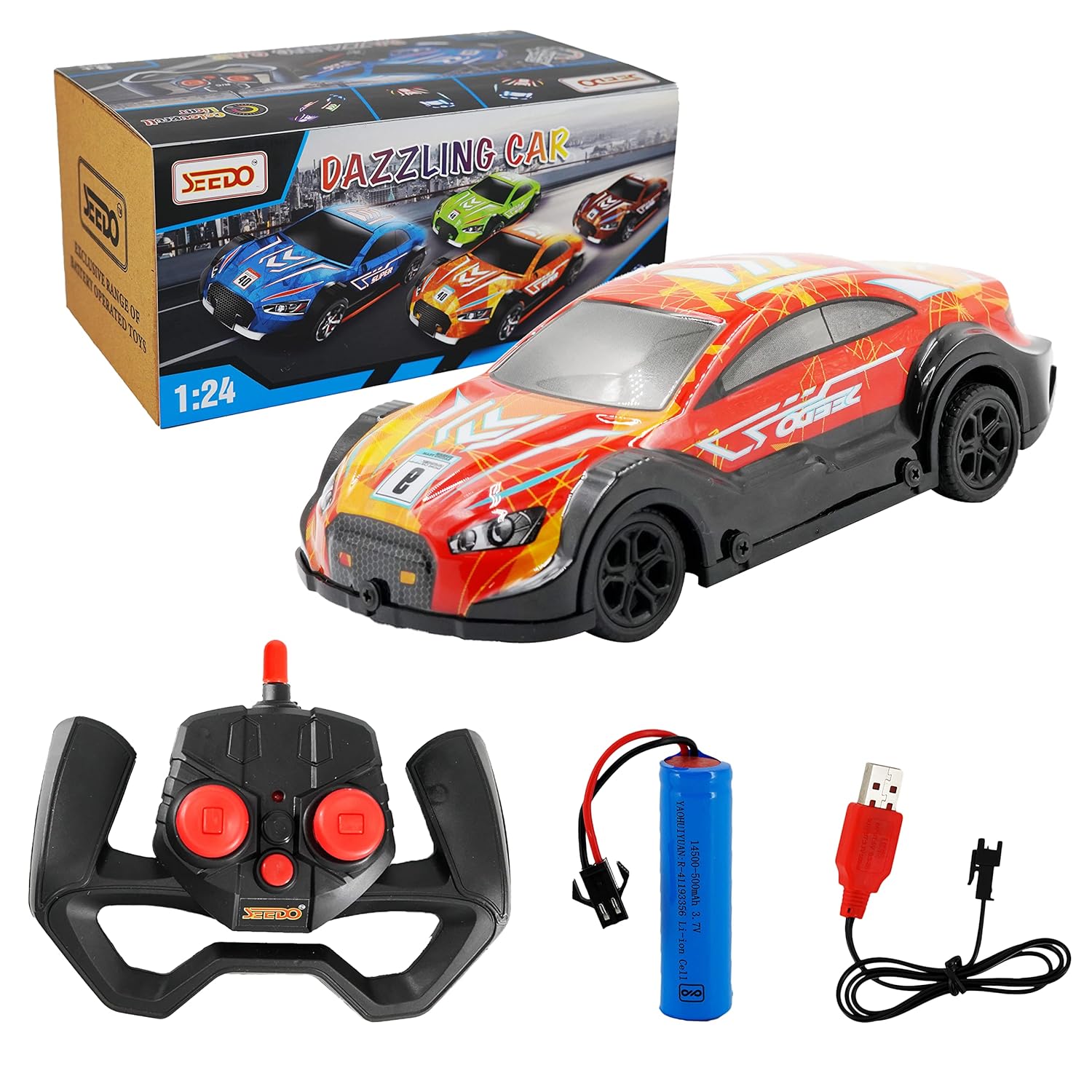 SEEDO Remote Control Rechargeable Dazzling Drift Anti Scratch High ...