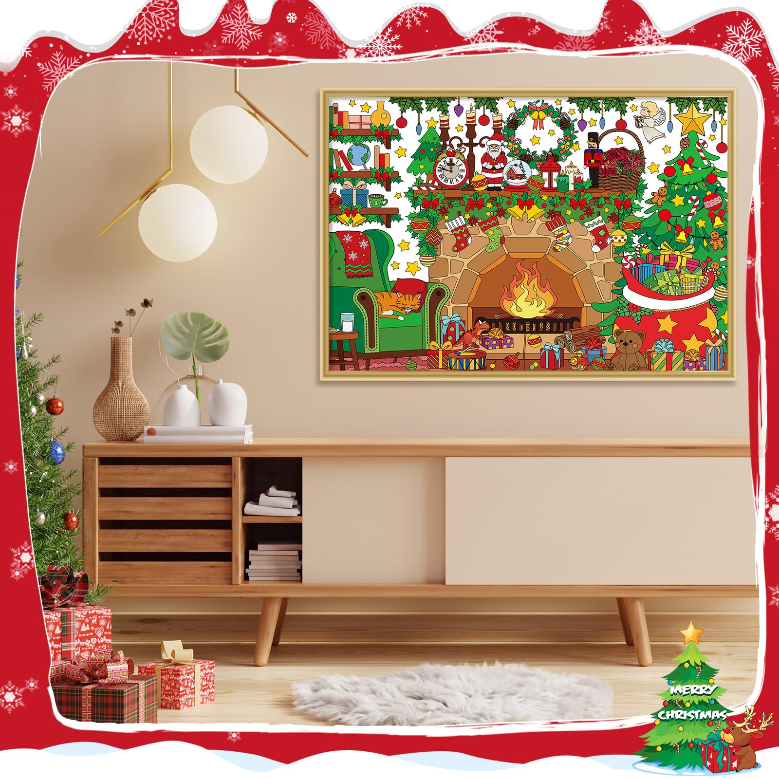 Snapklik.com : Set Of 3 Christmas Coloring Books Xmas Giant Coloring ...