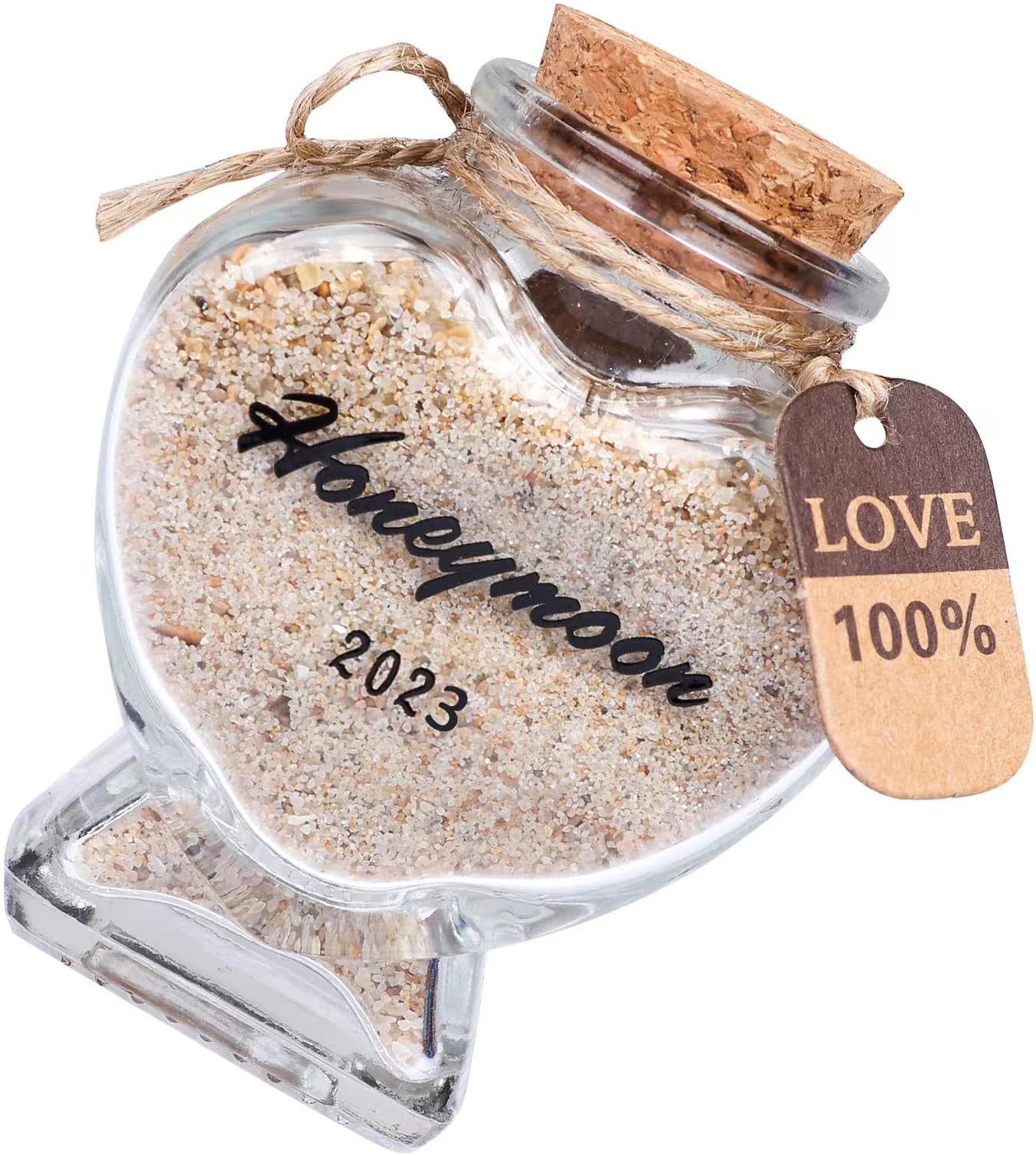 Amazon.com: Honeymoon Sand Keepsake Jar - Honeymoon Gifts,Wedding Gift ...