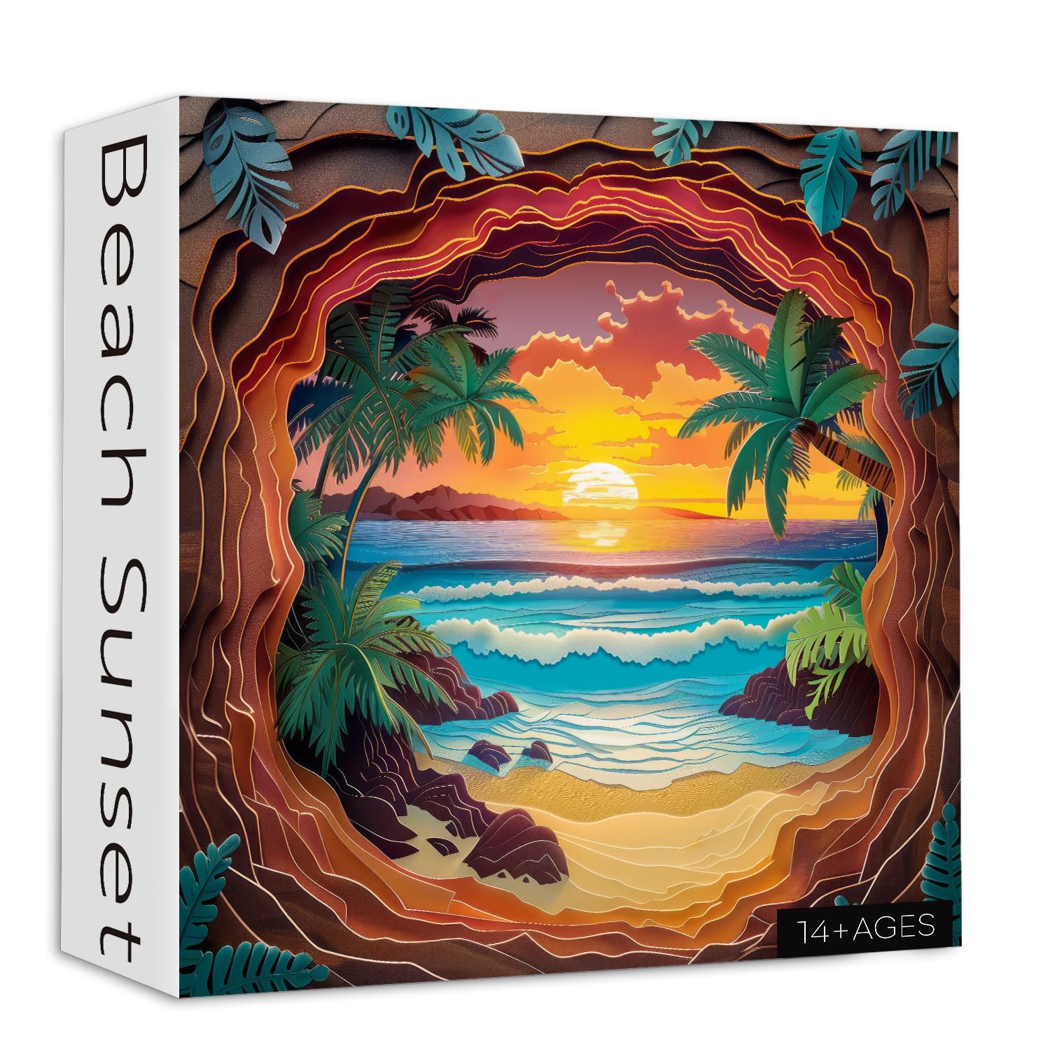 Amazon.com: PICKFORU Beach Puzzles for Adults 1000 Pieces, Summer ...