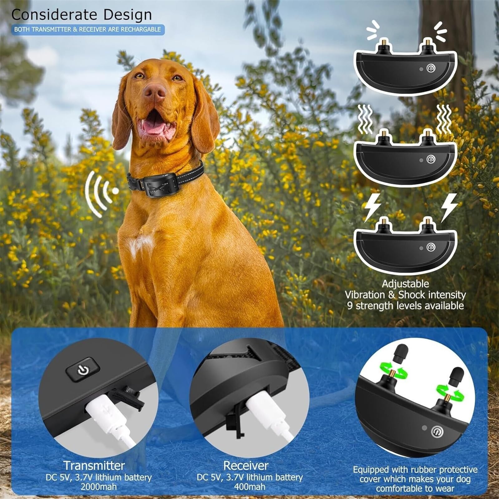 AI Smart Alarm Pet Containment Wireless Dog Fence Pet Containment ...