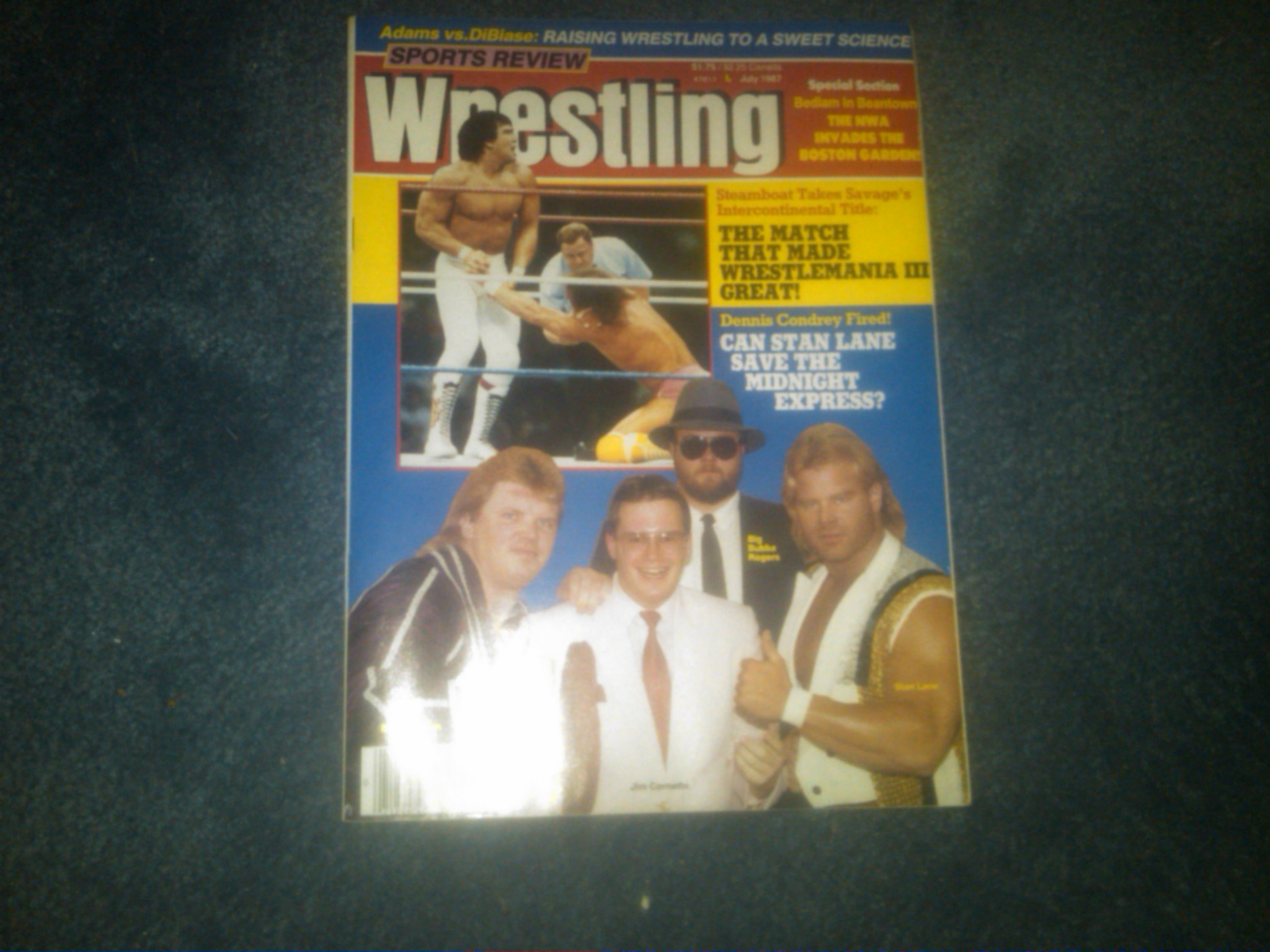 Buy Sports Review Wrestling July 1987 WWF WWE WCW TNA NWO AWA NWA ...