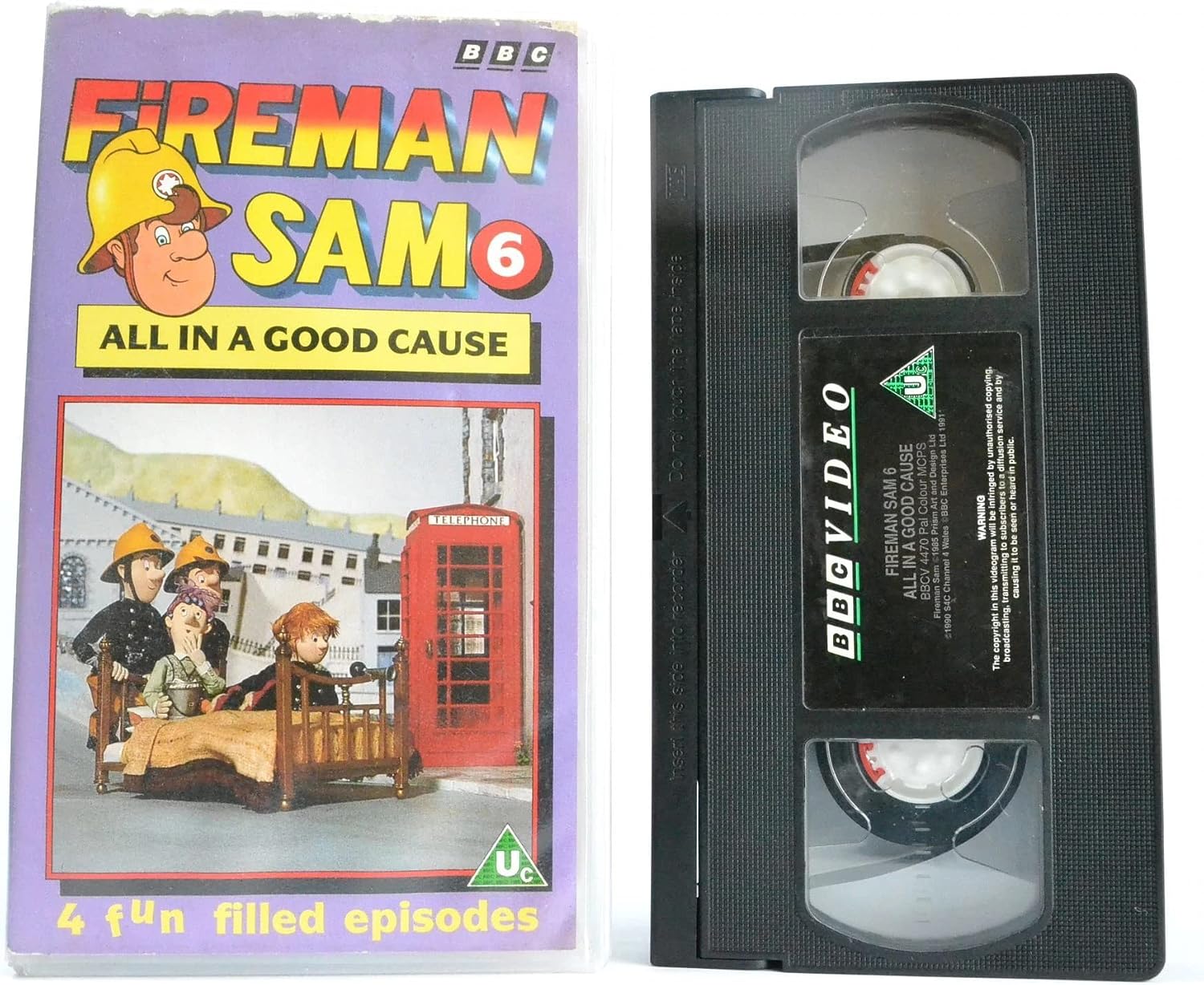 Fireman Sam: 6 - All In A Good Cause [VHS] : John Alderton, John Walker ...