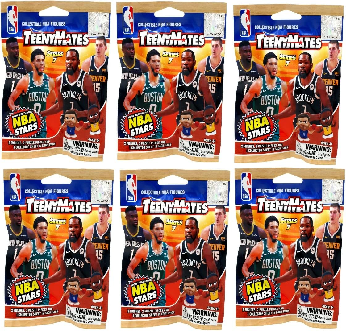 Amazon.com: Teenymates Party Animal 2021 NBA Series 7 Basketball ...
