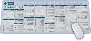 Designfullprint Autodesk Revit Shortcut Keys Mouse Mat, Revit Cheat ...