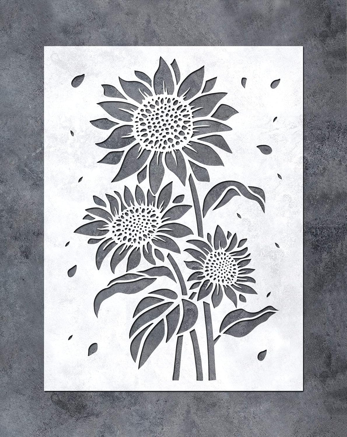 GSS Designs Sunflower Stencil 30cm X 41cm Sun Flower Stencils For gss-designs-sunflower-stencil-30cm-x-41cm-sun-flower-stencils-for
