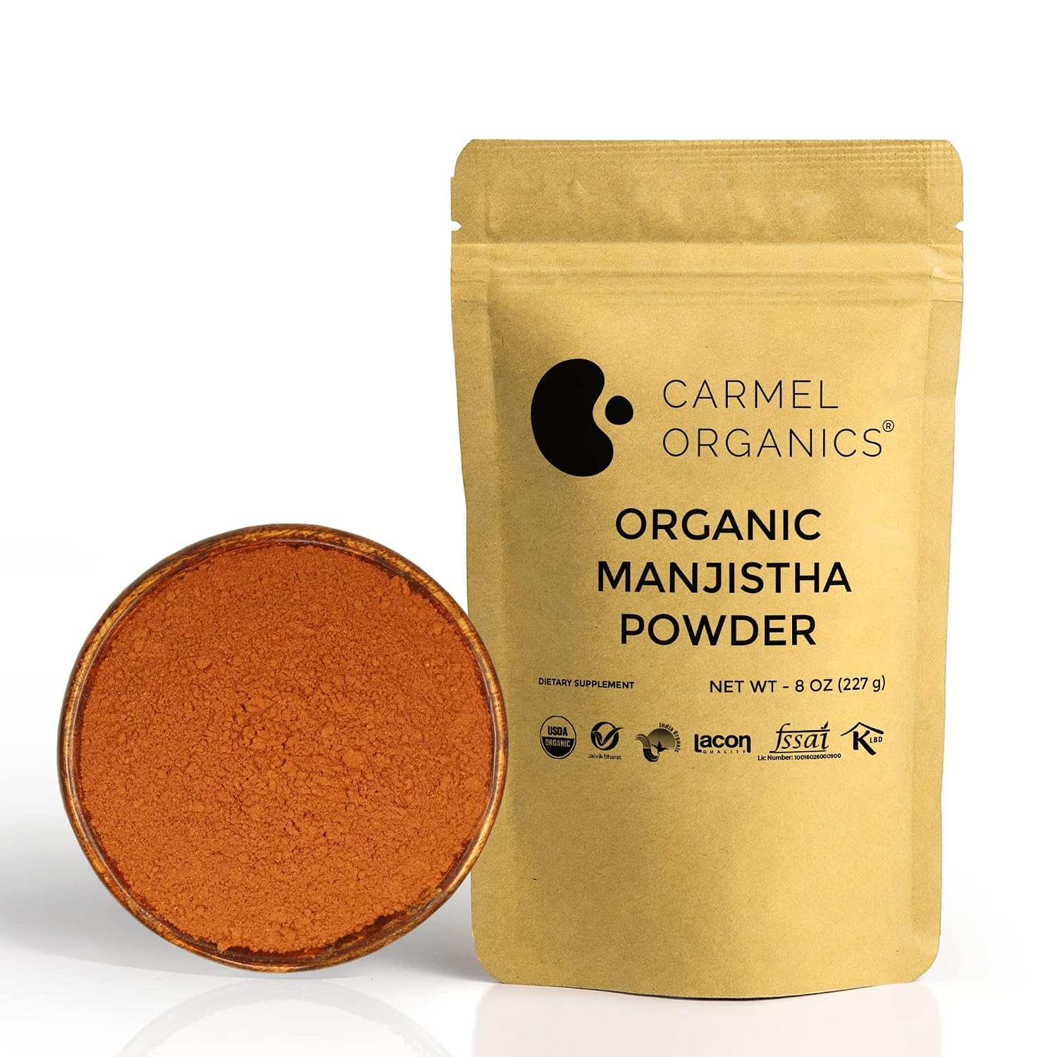 Amazon.com : Organic Manjistha Root/ Indian Madder Powder (8 oz) for ...