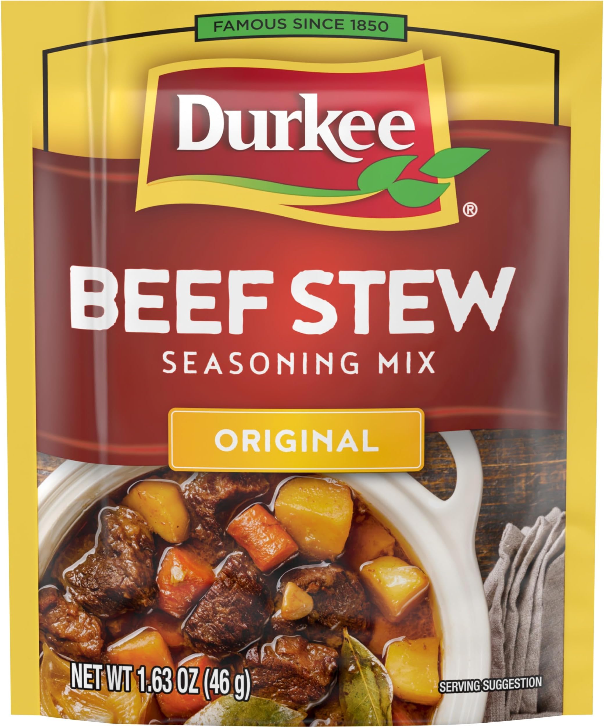 Amazon.com : Durkee Beef Stew Mix, 1.63 Ounce Packets (Pack of 12 ...