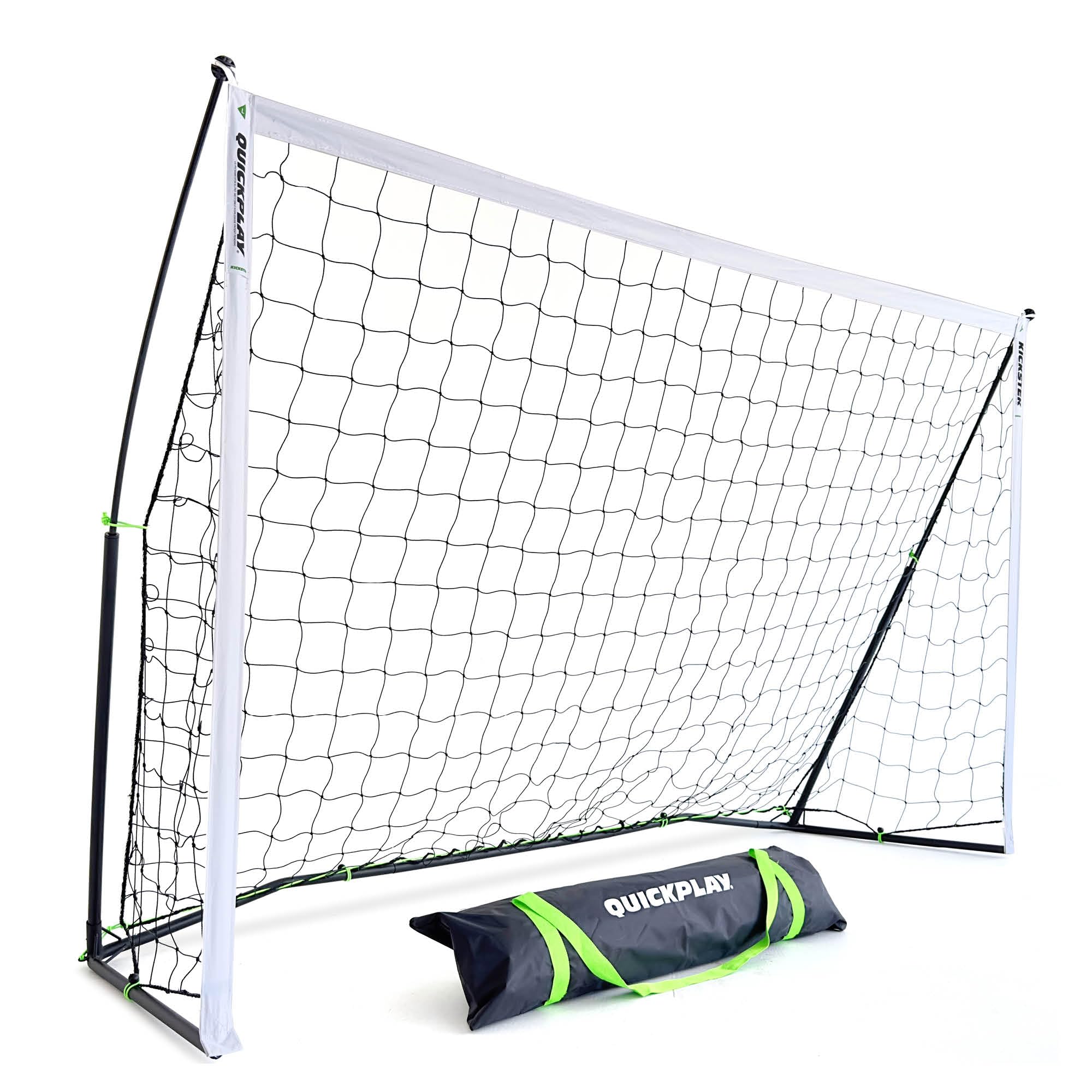 Snapklik.com : Kickster Soccer Goal, Black/White, Fiberglass & Alloy ...