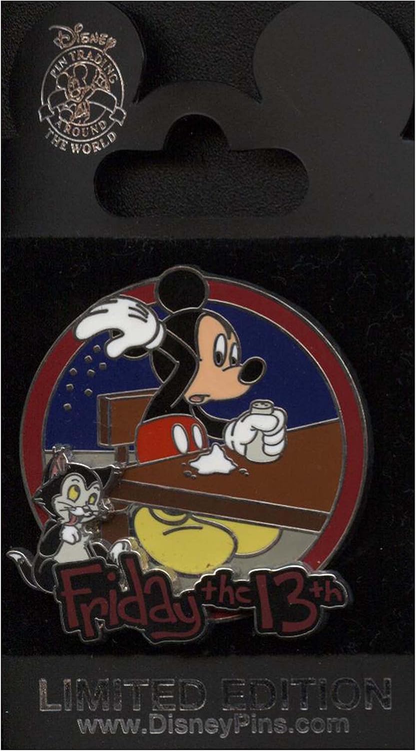 Disney Pin - Friday the 13th - Mickey and Figaro at Amazon's ...