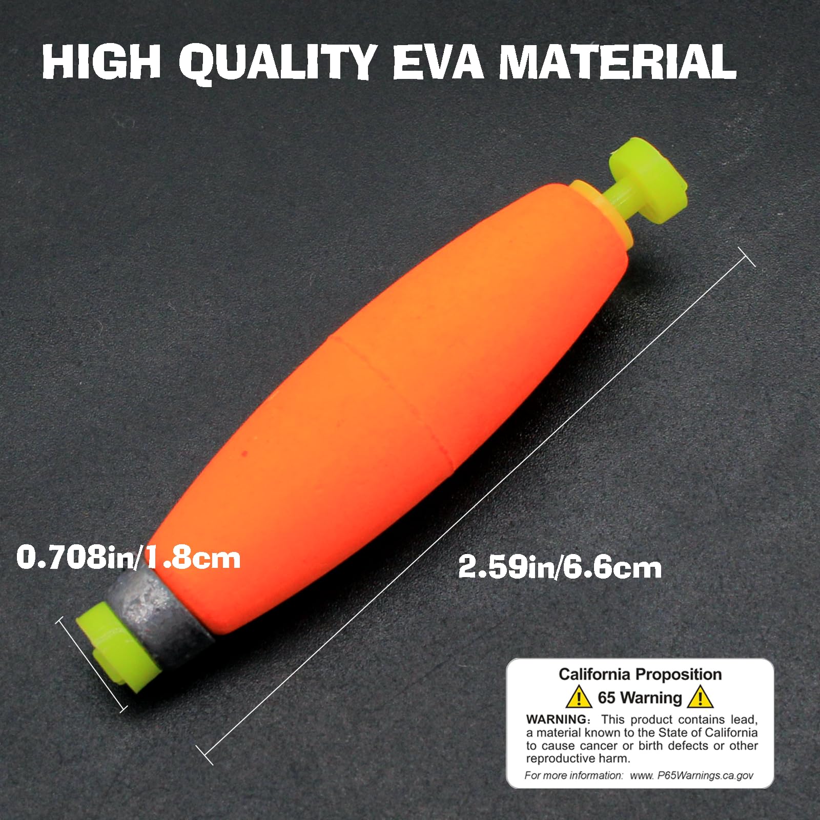 Snapklik.com : Fishing Floats Fishing Bobbers EVA Foam Floats Cigar ...