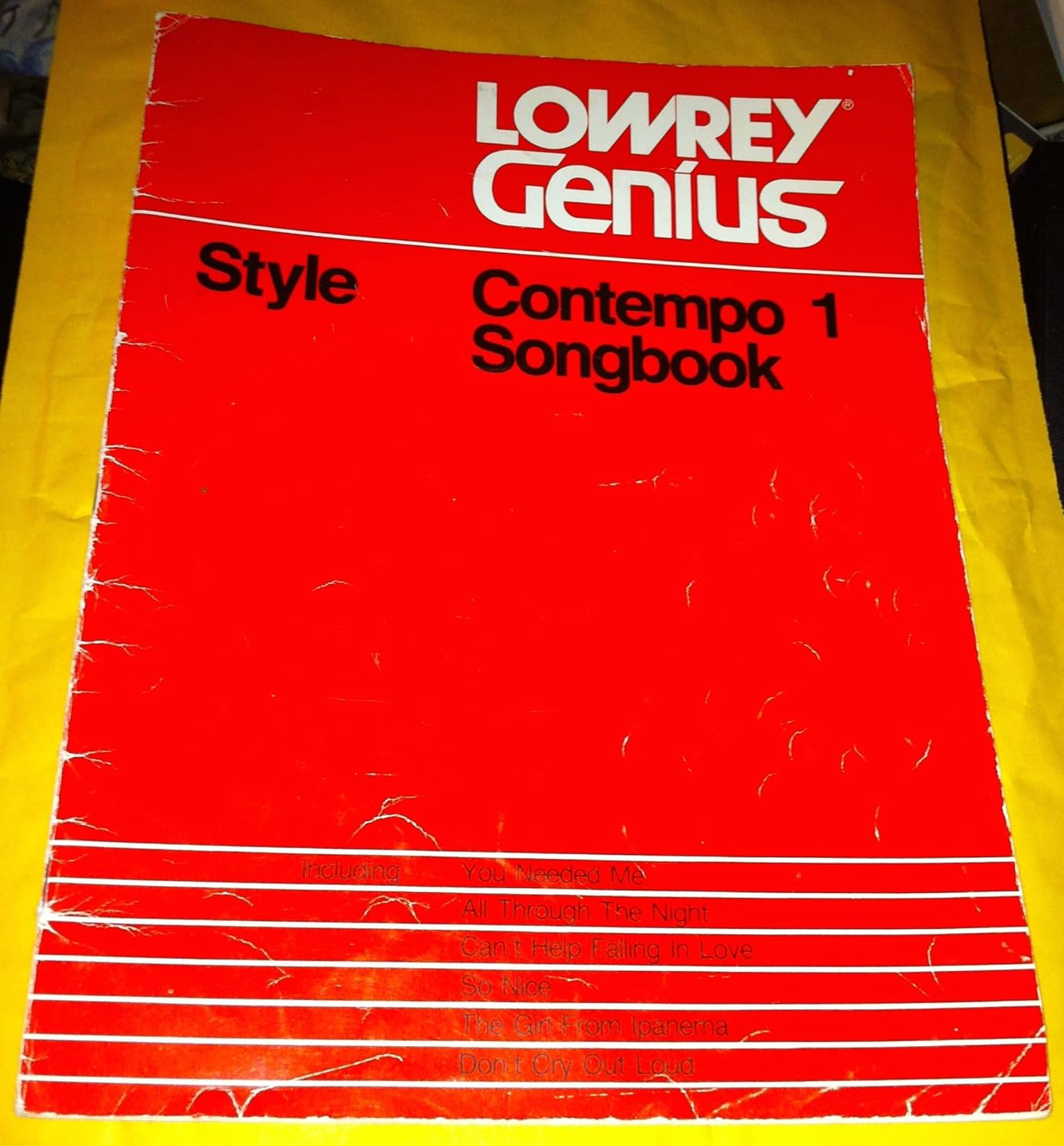 Lowrey Genius Style Contempo 1 Songbook: LOWREY: Amazon.com: Books