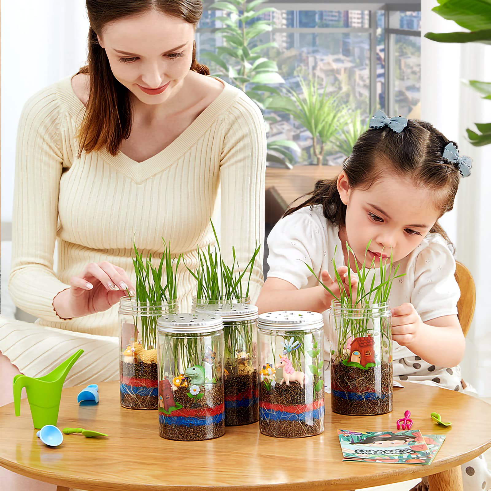 Snapklik.com : Dinosaur Terrarium Kit For Kids STEM Science Plant ...