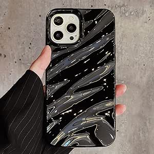 Amazon.com: QLTYPRI Compatible with iPhone 12 Case/iPhone 12 Pro Case, Cute Wave Water Ripple ...