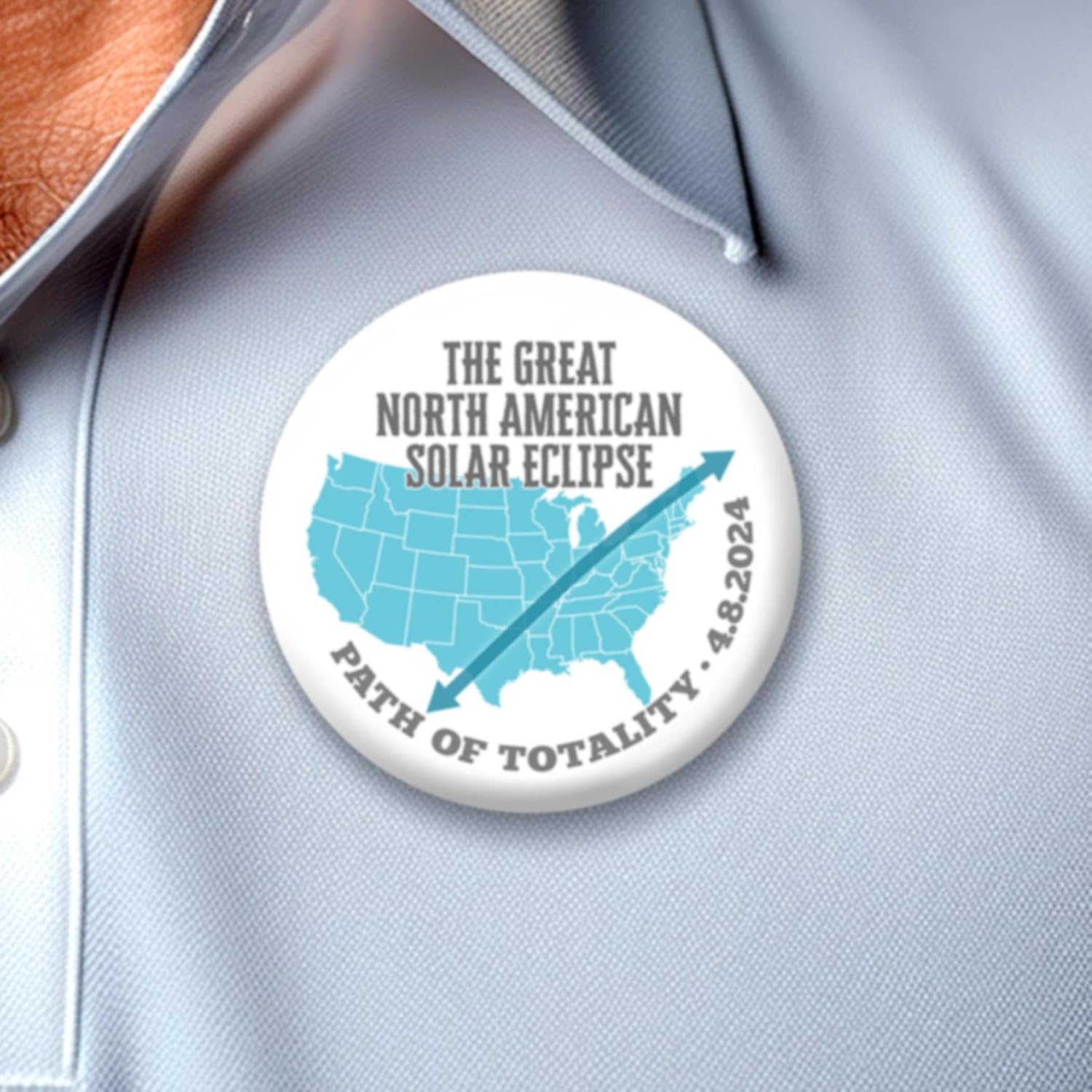 Solar Eclipse 2024 Buttons - 5-Pack - Great North Barbados | Ubuy