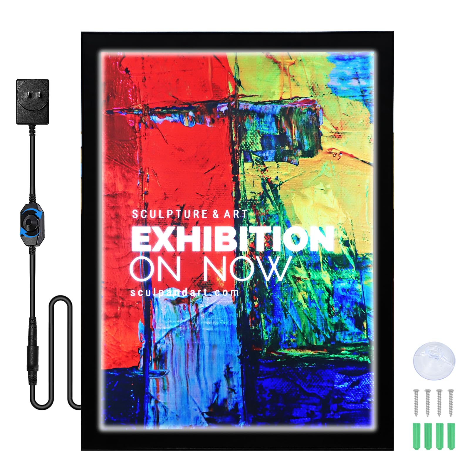 Amazon.com: Spolehli Led Poster Frame with Adjustable Brightness, Wall ...