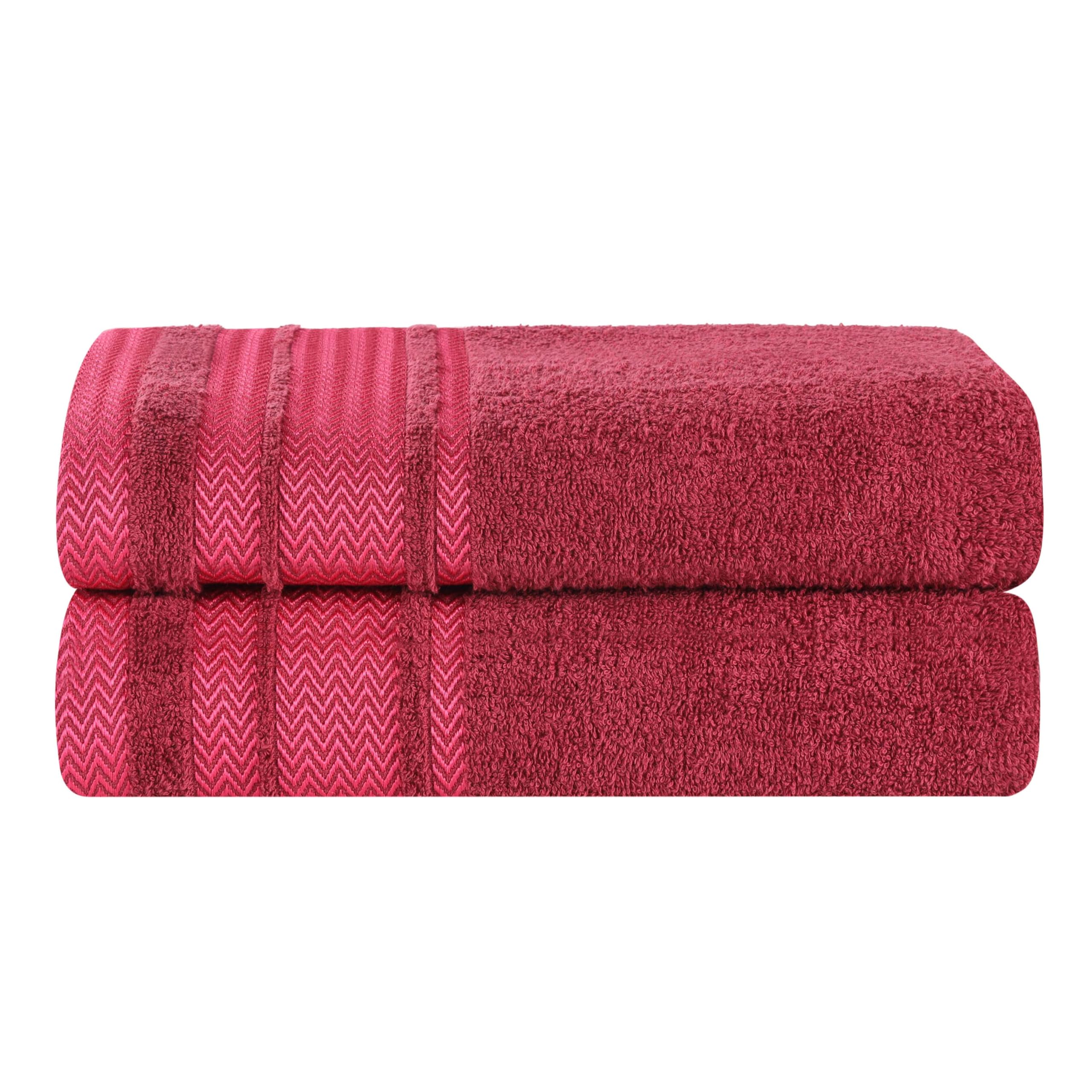 Amazon.com: Superior Cotton Bath Sheet Set, Oversized Large Plush Soft ...