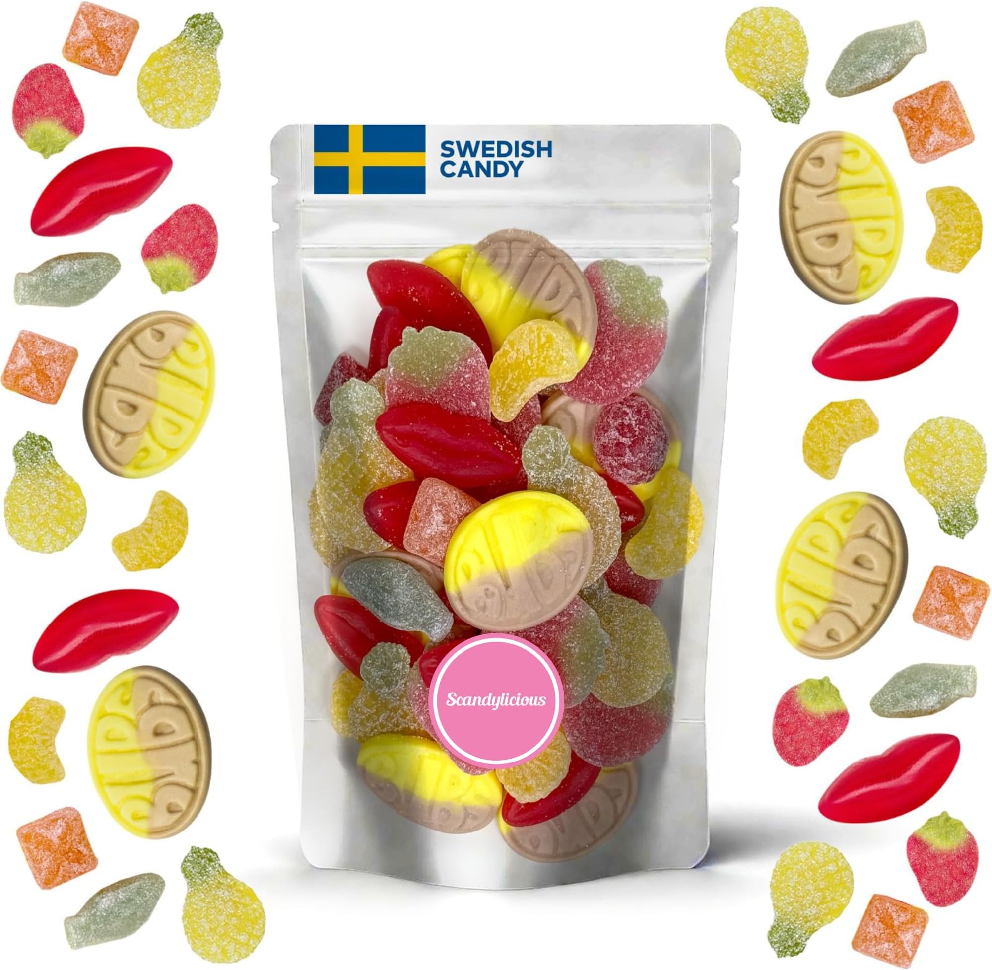 Amazon.com: Bon Bon Swedish Candy Salty Licorice Twists Vegan Candy ...