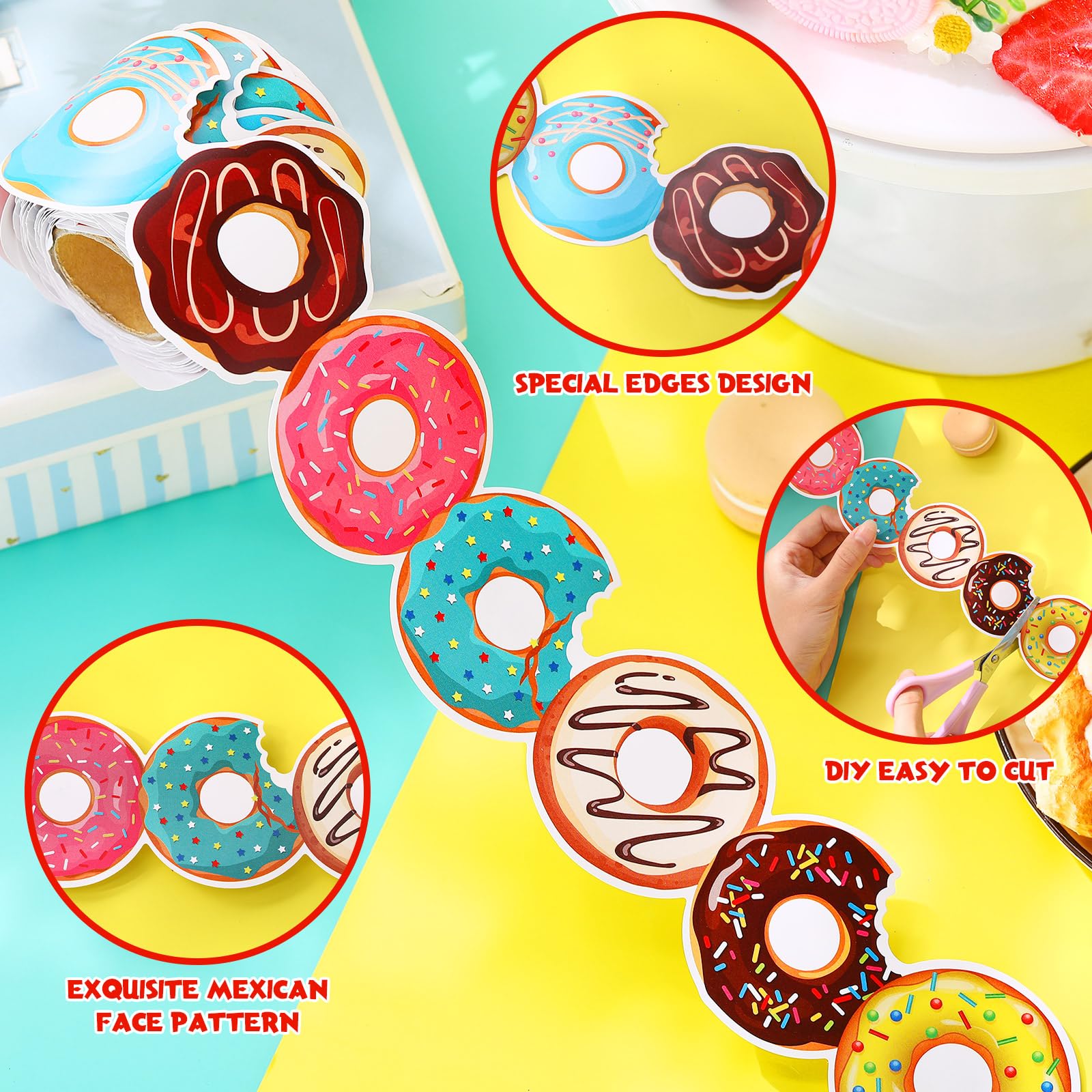 Snapklik.com : 32.8ft Donut Bulletin Board Border Classroom Border ...