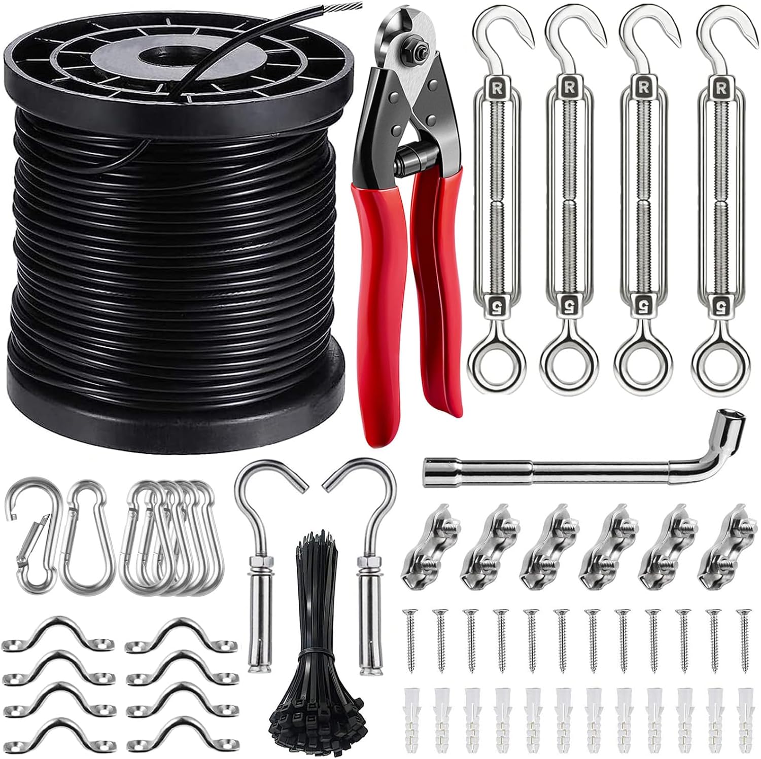 ZycBernoi Bernoi String Light Suspension, Outdoor Light Guide Wire ...