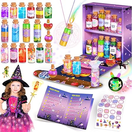 WEBEEDY DIY Potion Kits for Kids Mix Your Own Mermaid Fairy Potions Kit ...