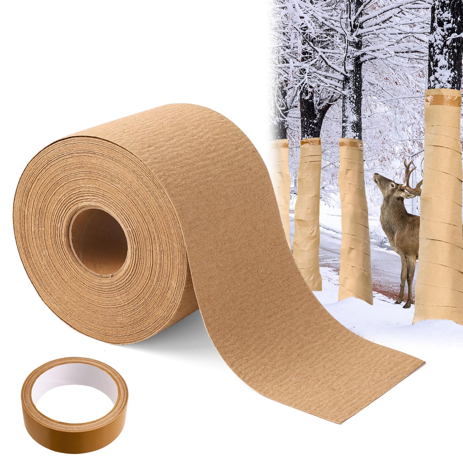 Amazon.com : UNFAMILY 100FTx4IN Paper Tree Wraps to Protect Bark, Tree ...