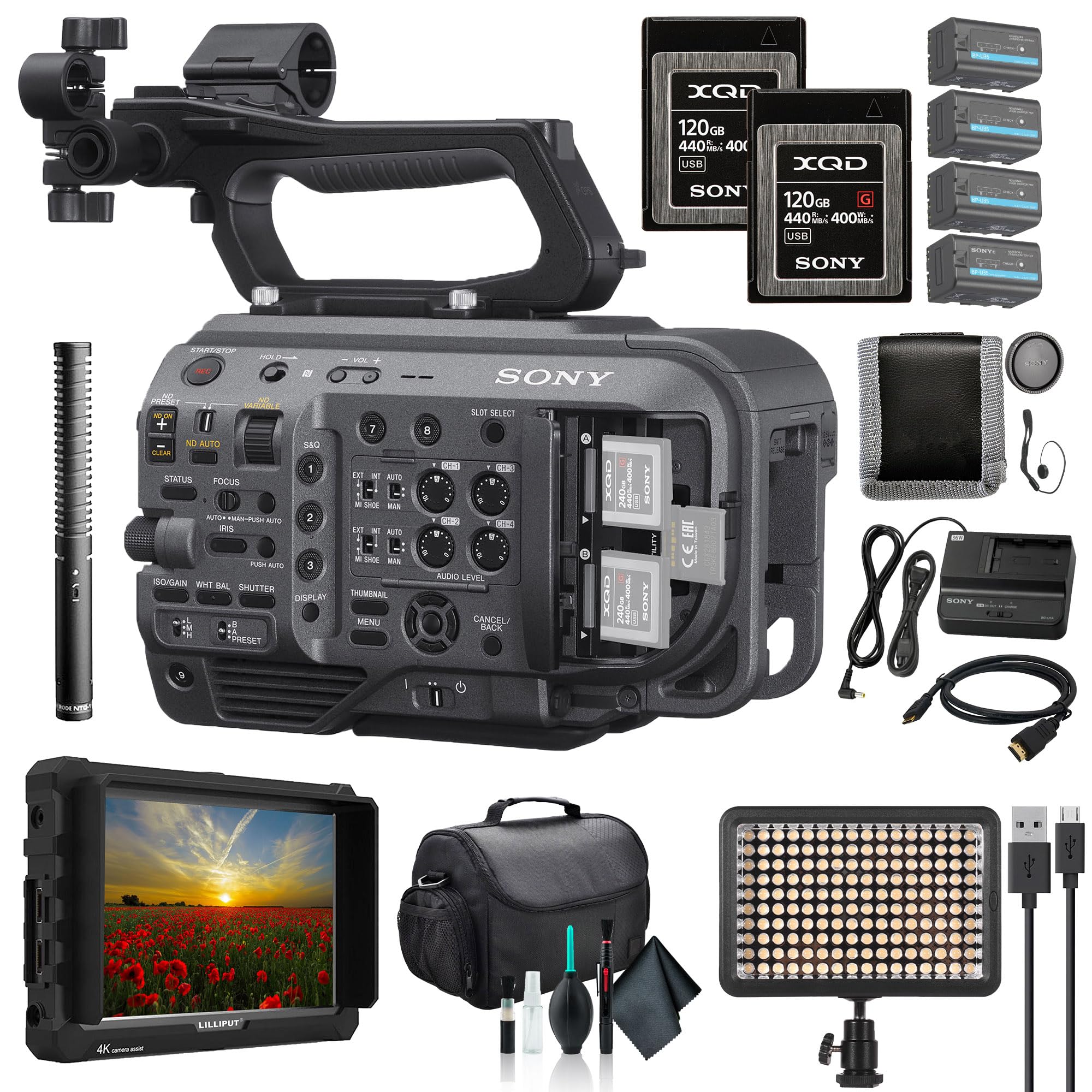 Amazon.com : Sony PXW-FX9 XDCAM 6K Full-Frame Camera System Body Only ...