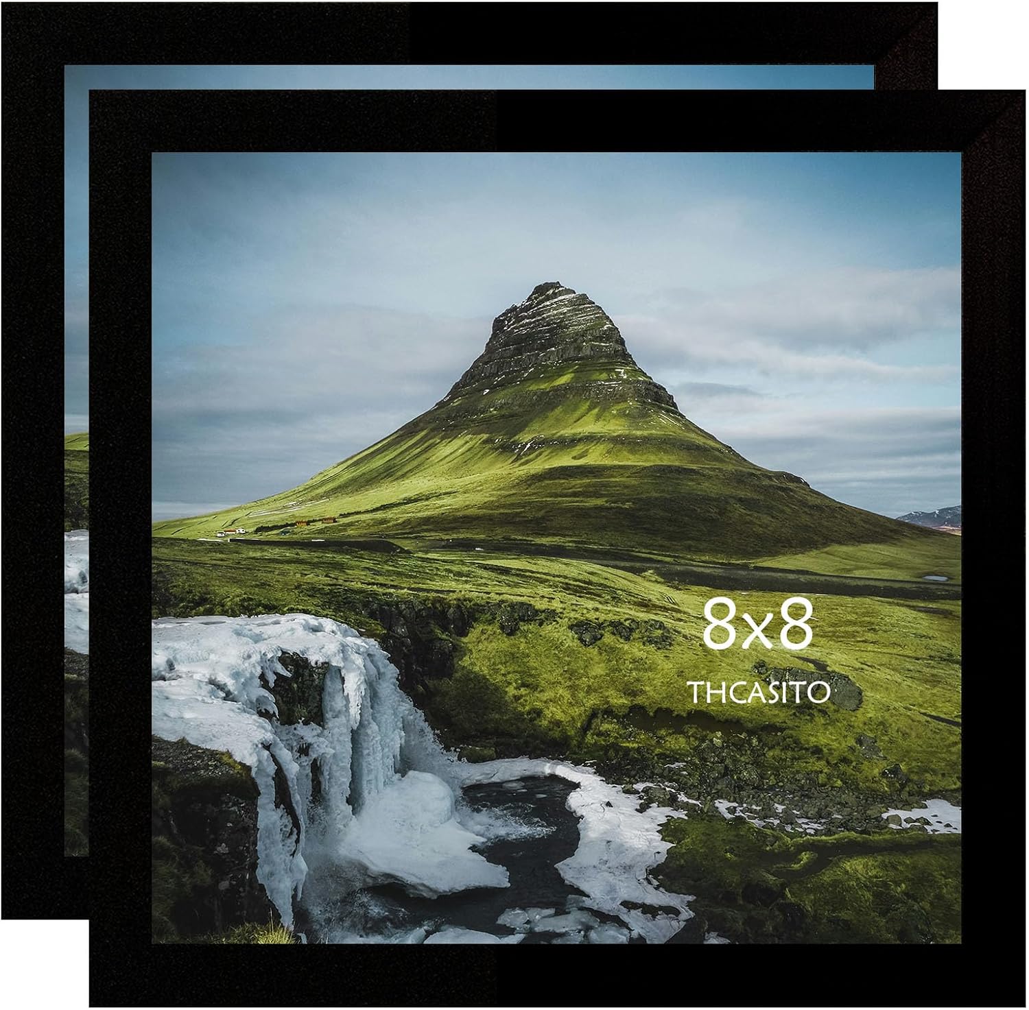Amazon.com - THCASITO Picture Frames 8x8 Black Square Photo Frames for ...