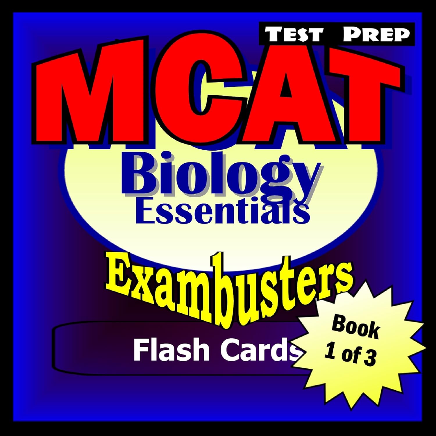 Amazon.com: MCAT Test Prep Biology Review-Exambusters Flash Cards ...
