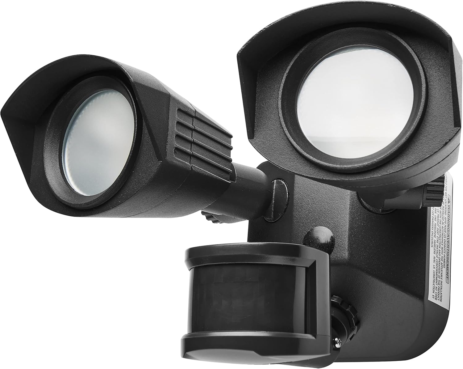 Amazon.com: Nuvo 65/215 LED Dual-Head Security Light, 3000K, Motion ...