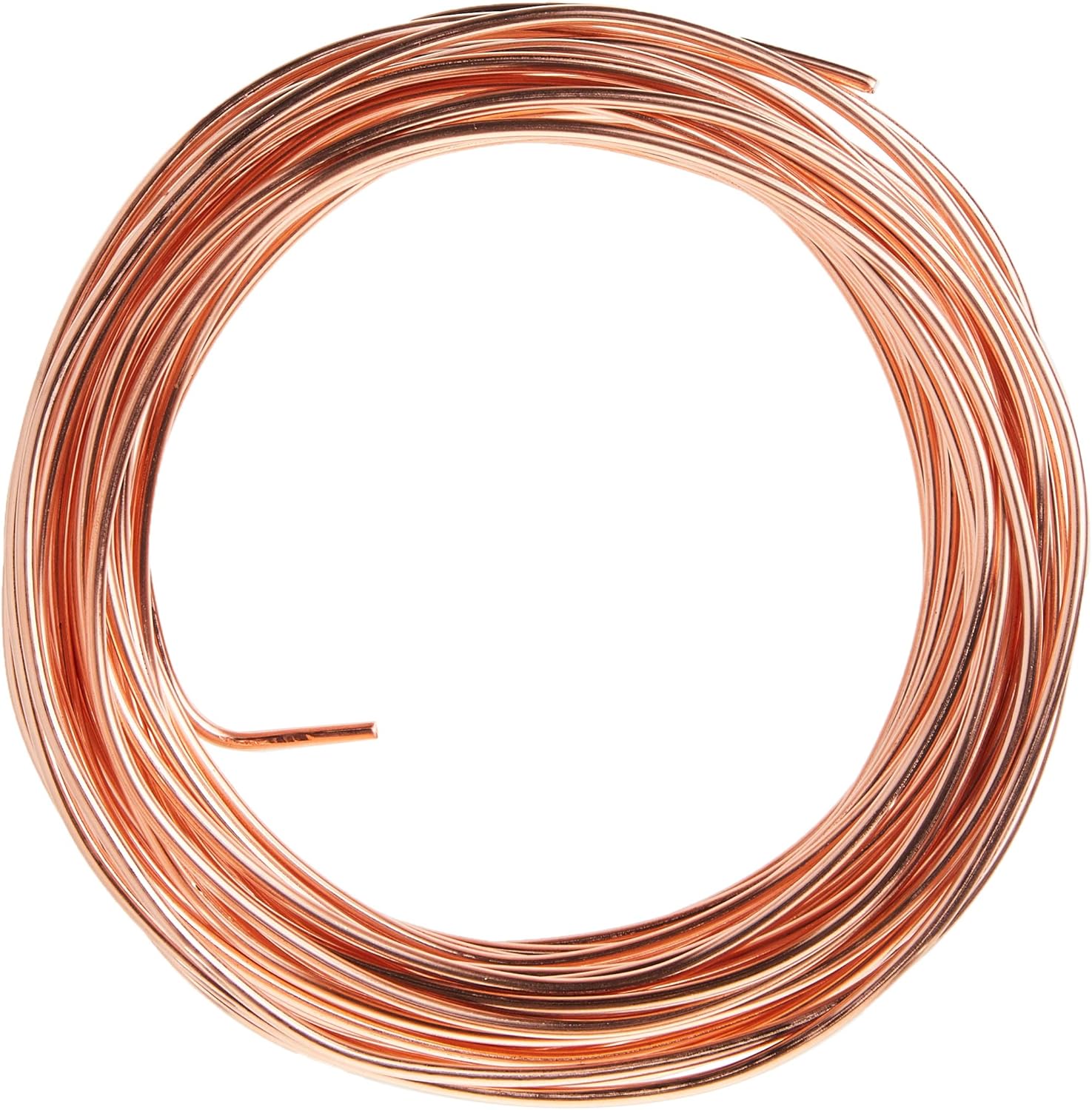 Cerrowire 050-2000B 50-Feet 8 Gauge Bare Solid Copper Wire, Electrical ...