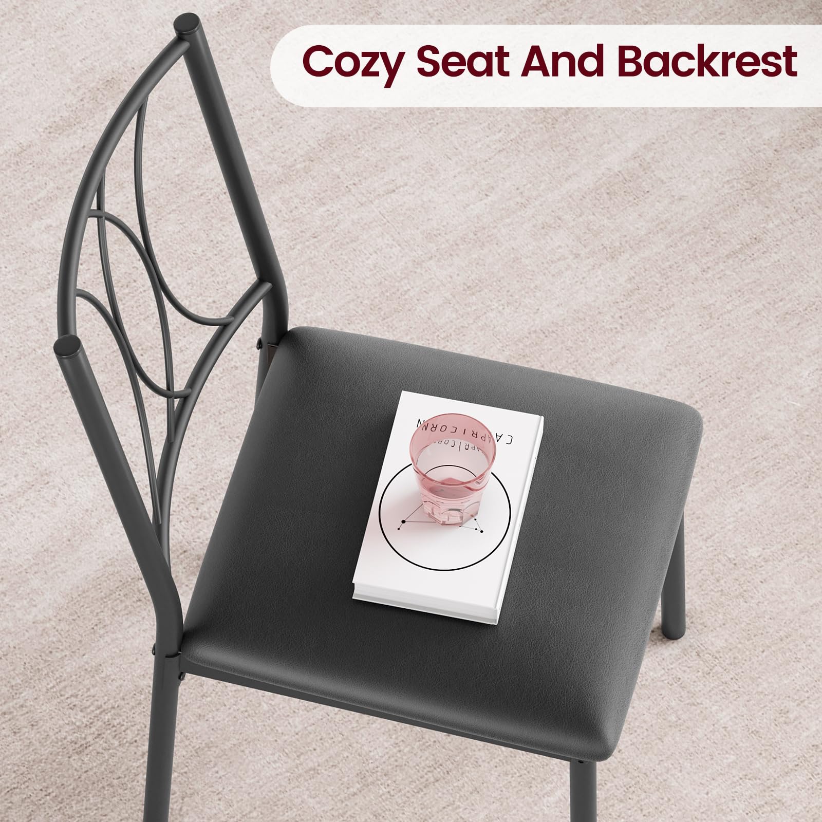 Snapklik.com : Amyove Kitchen Rectangular Dining Set For Small Space