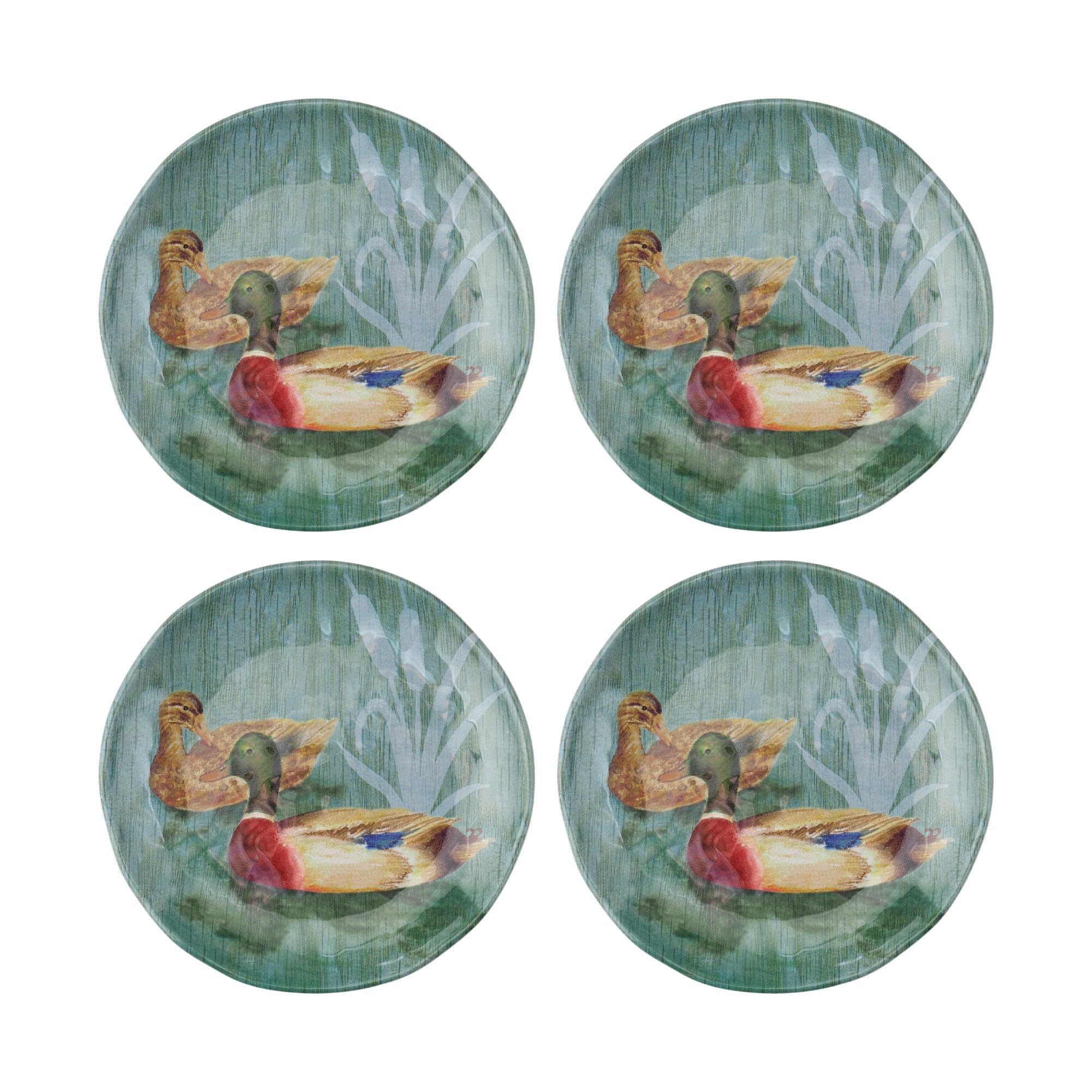 Snapklik.com : UPware 4-Piece 6 Inch Melamine Dessert Plates Appetizer ...