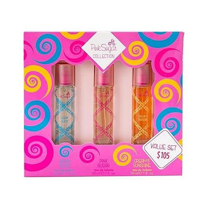 Amazon.com: Pink Sugar Coffret 3 PC Women's Perfume Gift Set, Includes ...
