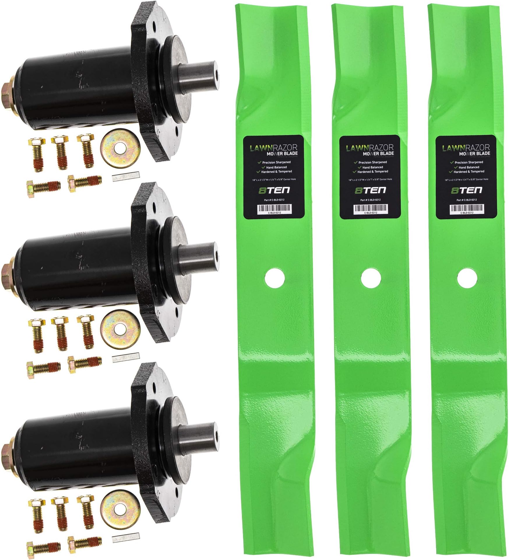 Amazon.com : 8TEN Blade Spindle Deck Kit for Ariens Gravely Ikon-XD ZTX ...