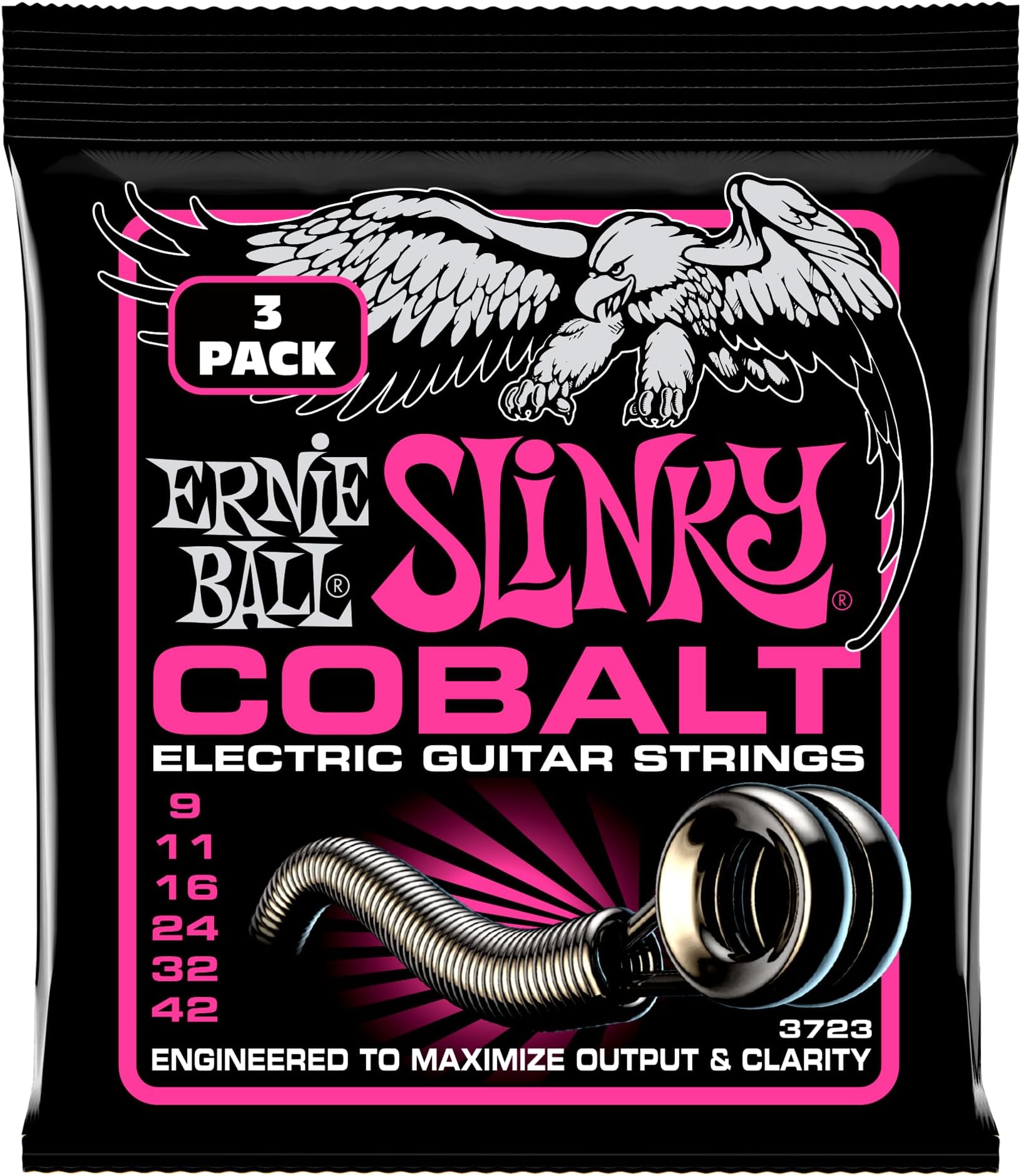 Amazon.com: Ernie Ball, Super Slinky Electric Guitar Strings 9-42 (Pack ...