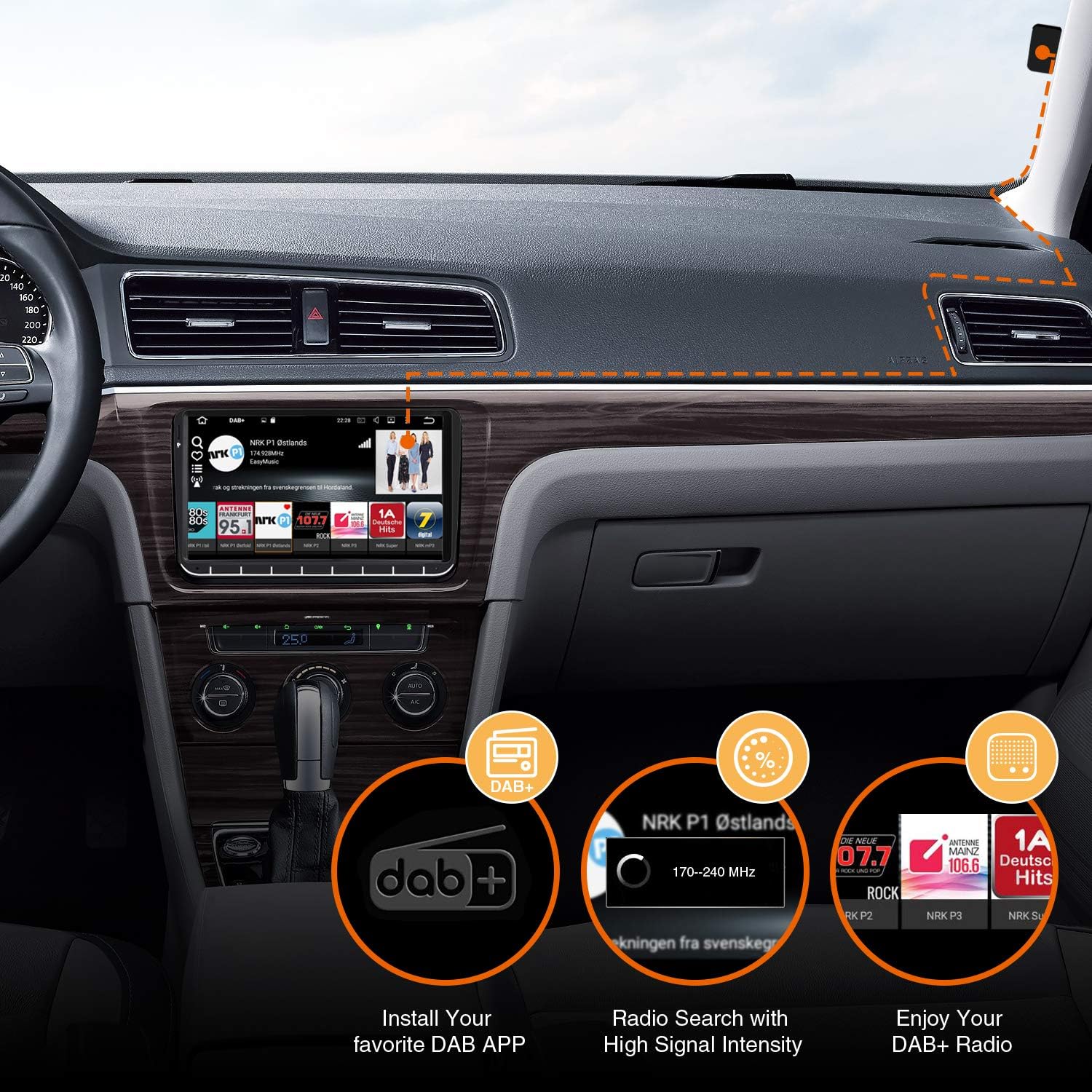 Vanku External DAB+ Digital Radio Tuner for Android Car Stereos – BigaMart