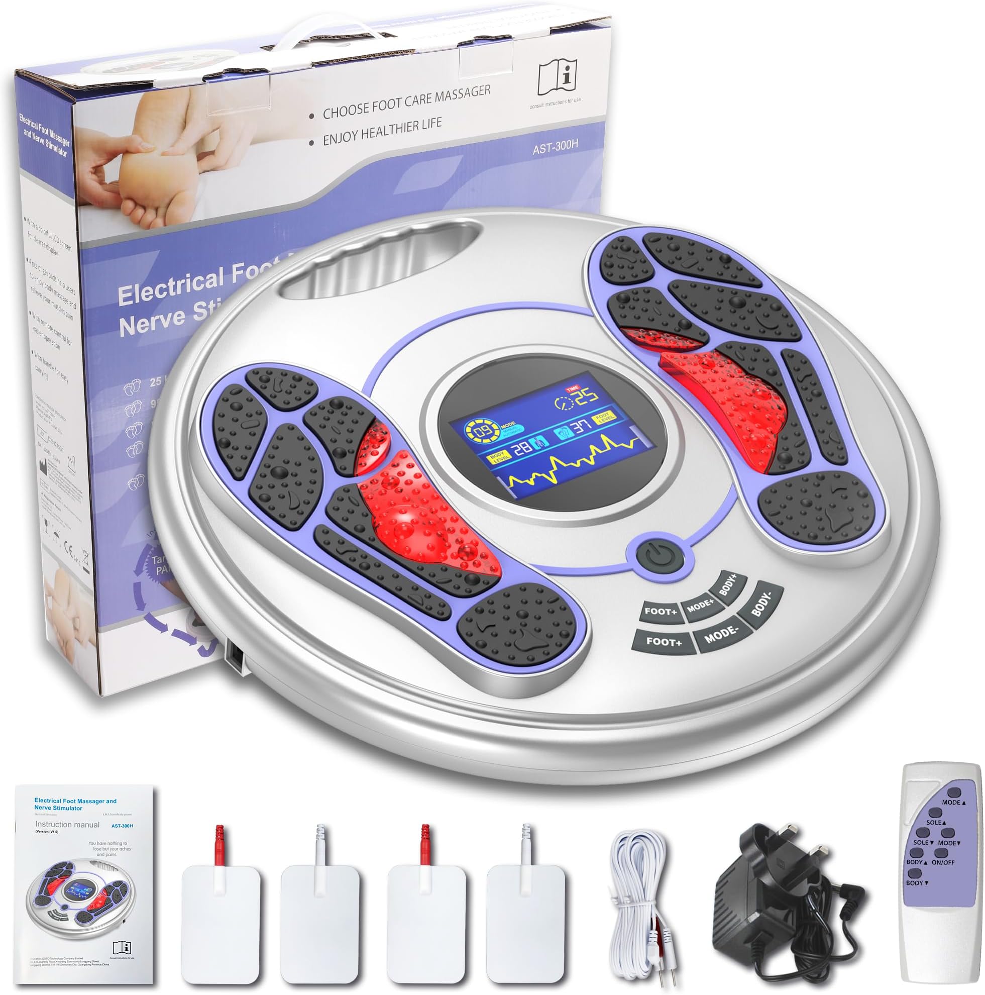 Amazon.com: Creliver EMS Foot Massager for Neuropathy - TENS Unit ...