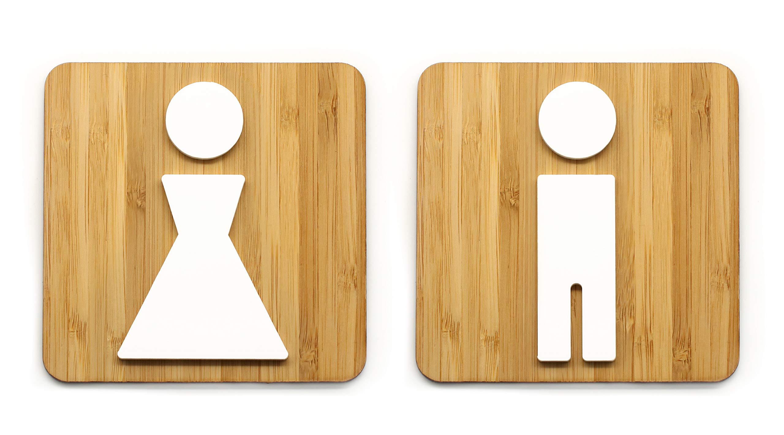 Buy 3DP Signs | Set square WC Plaque Set Men, Women [CA114] | 2 x ...