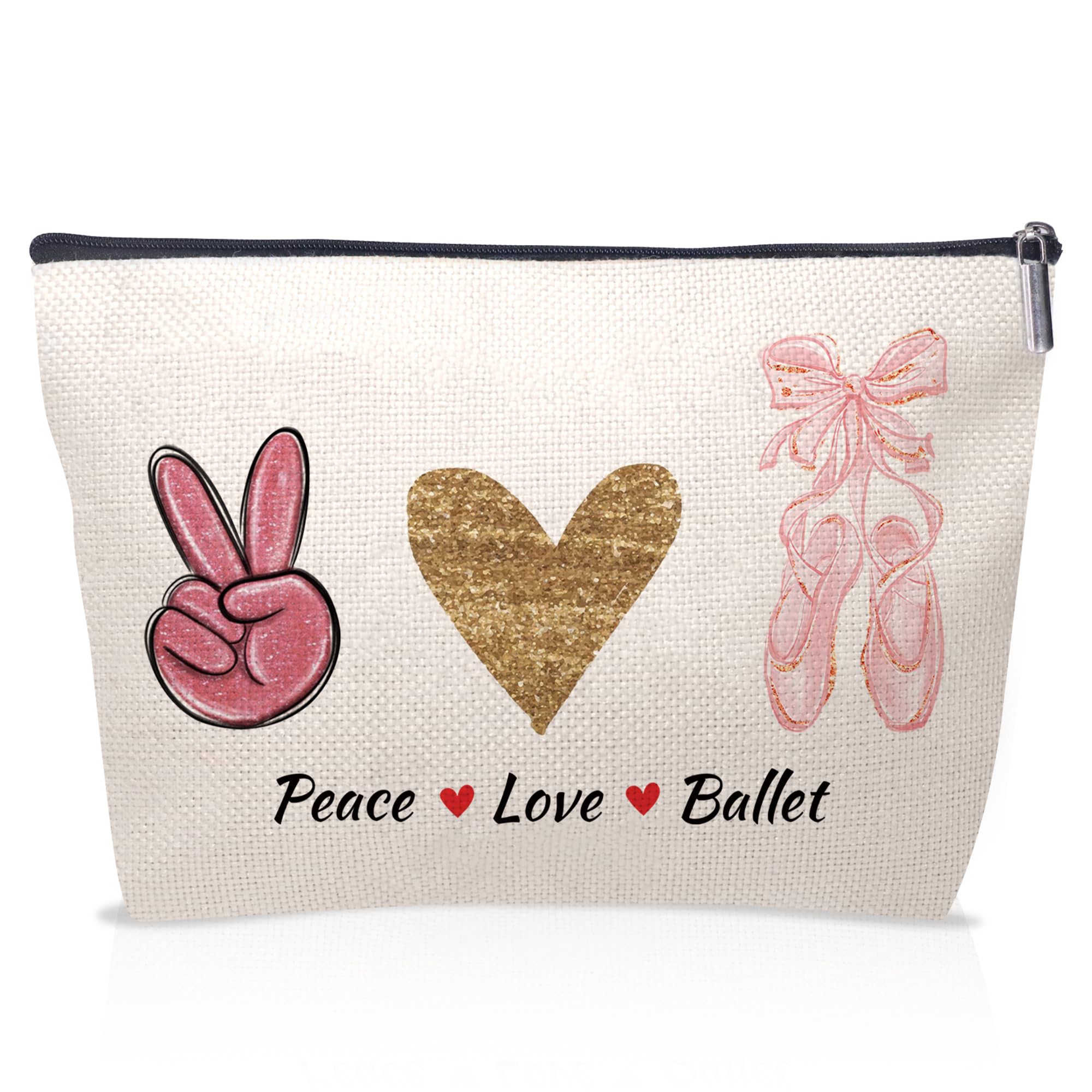 Amazon.com: OkiyiD Ballet Dance Makeup Bag for Girl, Ballerina Gifts ...