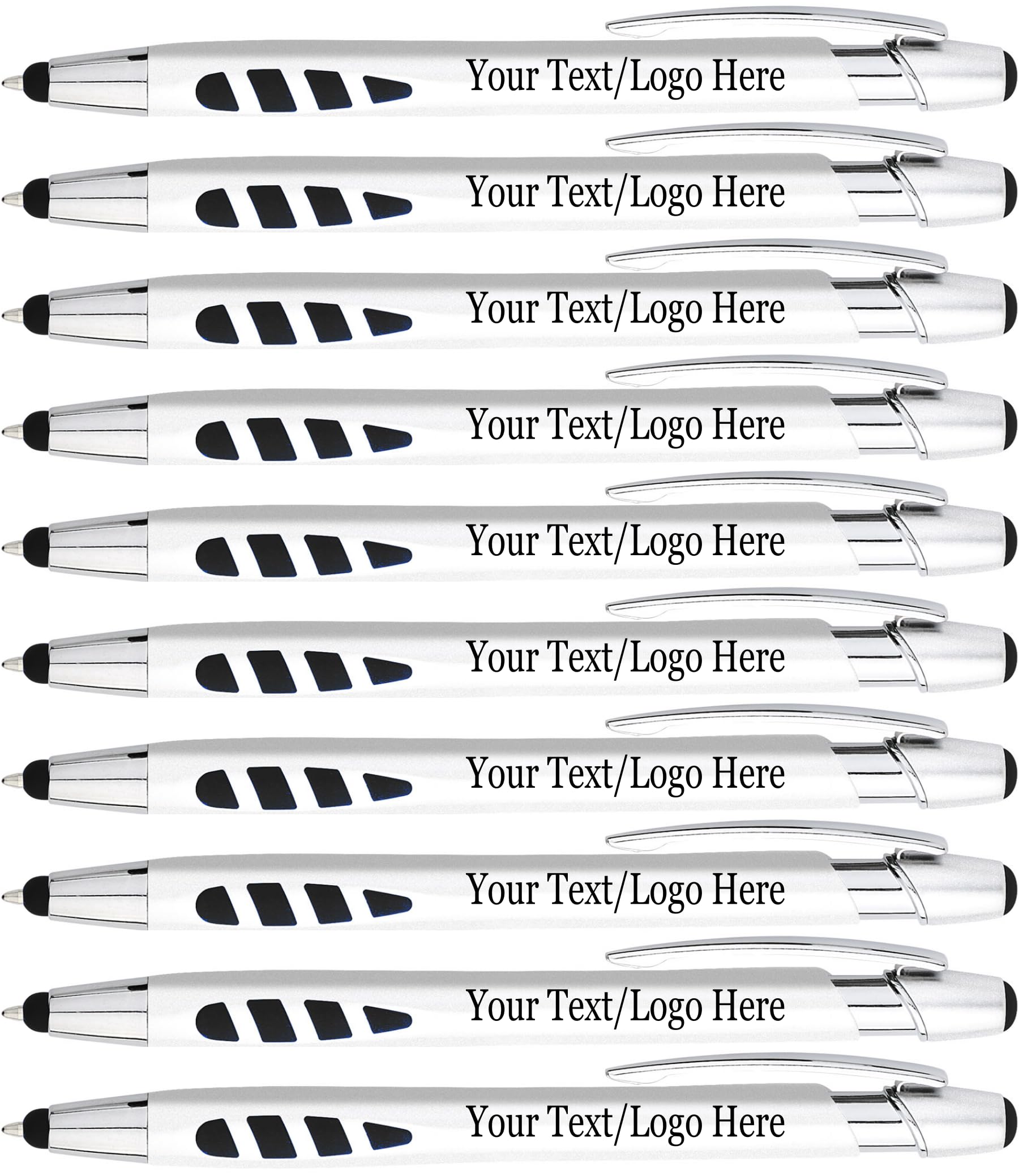 Amazon.com : Personalized Stylus Pens With your Custom Logo or Text-300 ...