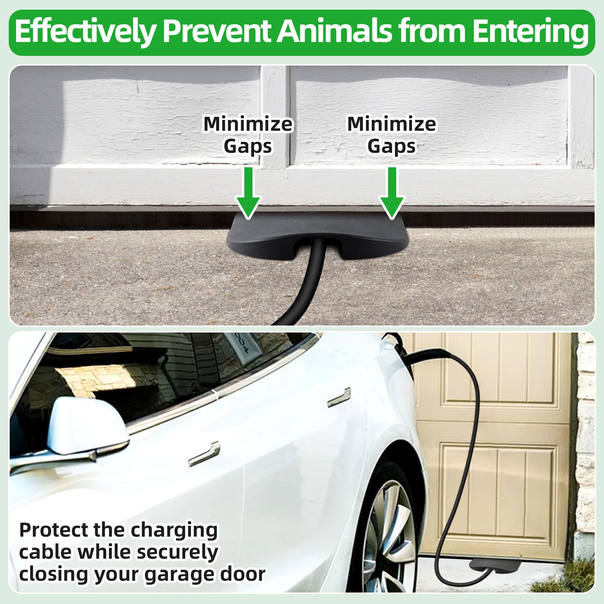 Tesla Charger Protector EV Charger Cable Protector - Heavy-Duty Rubber ...