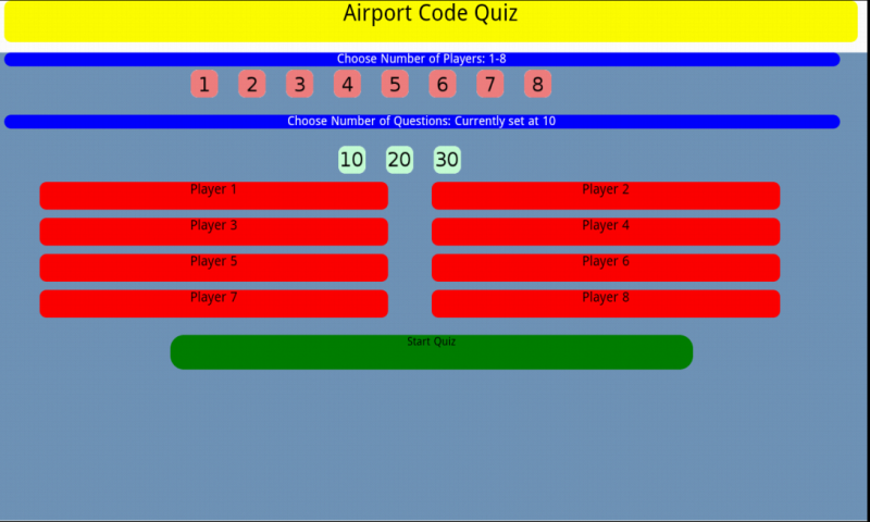 Airport Codes Quiz - App on Amazon Appstore