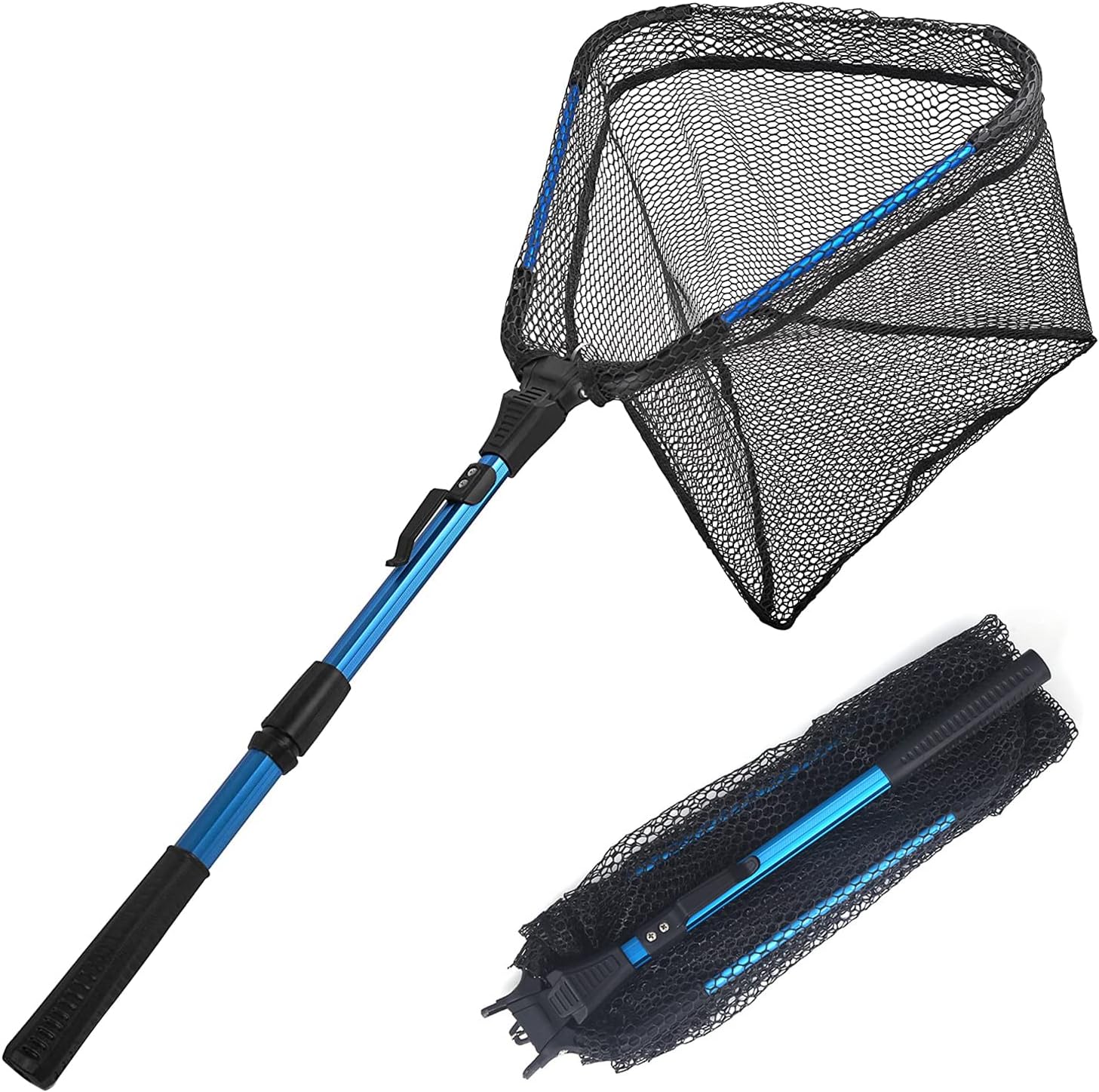 Sporgo Retractable Folding Fishing Net: 92CM Fish Net firm Landing Net ...