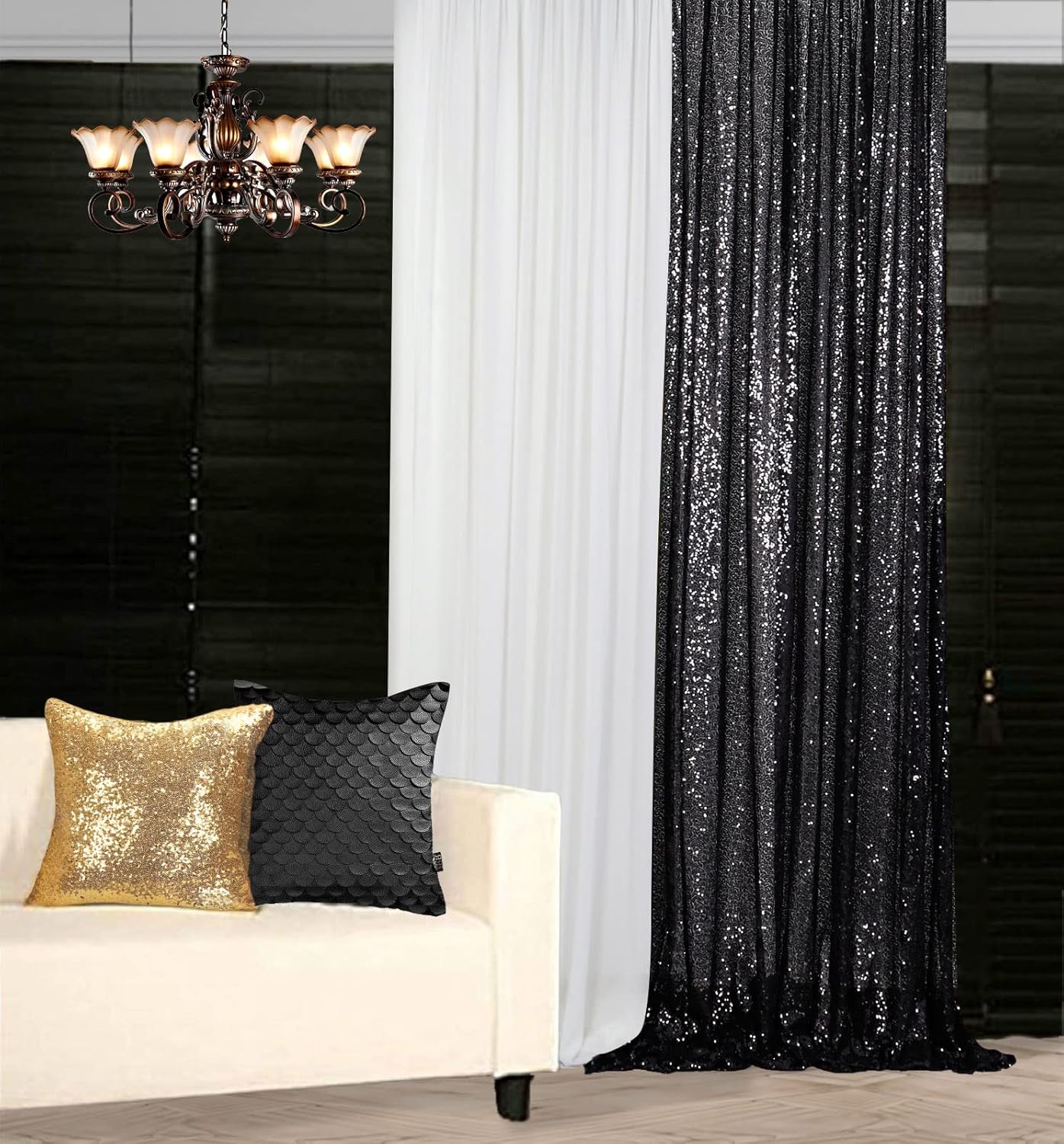 Electronics 9x8ft Sequin Backdrop Photography Backdrop to Use with ...
