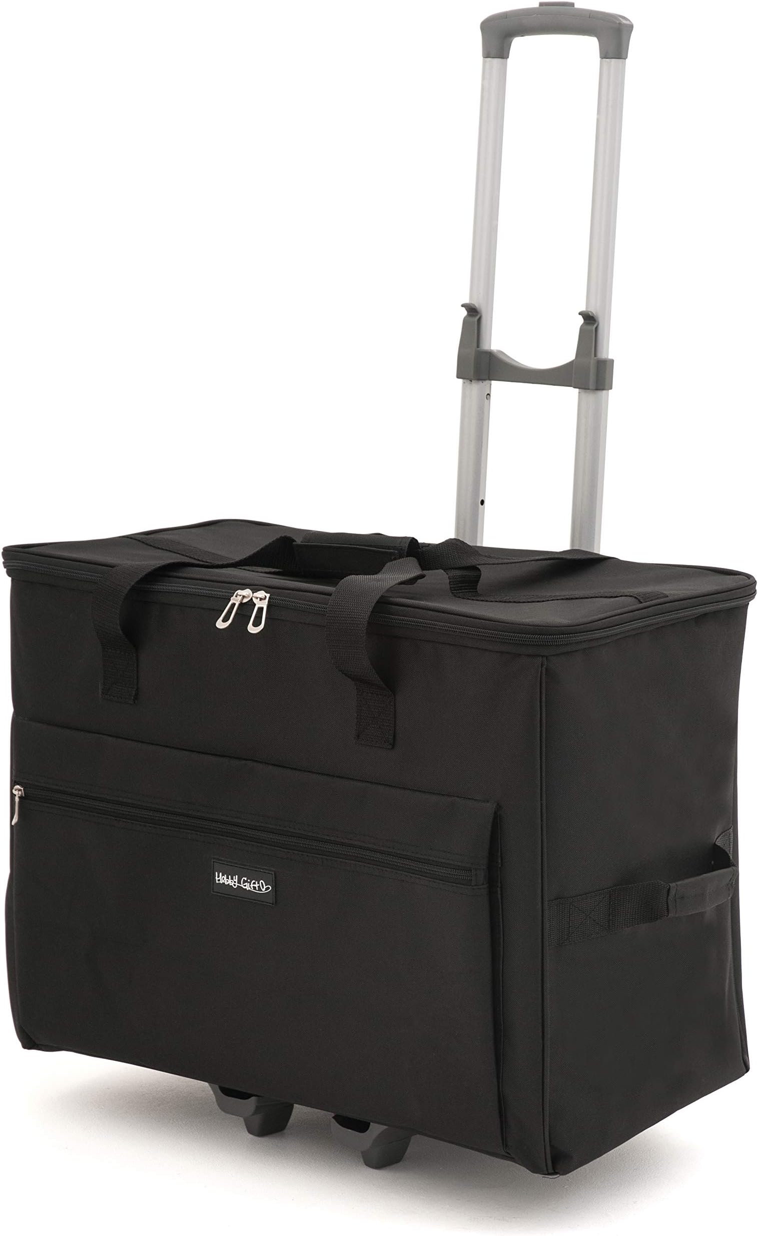Luxja Overlocker Bag, Overlocker Case with Detachable Dolly, Serger Bag ...